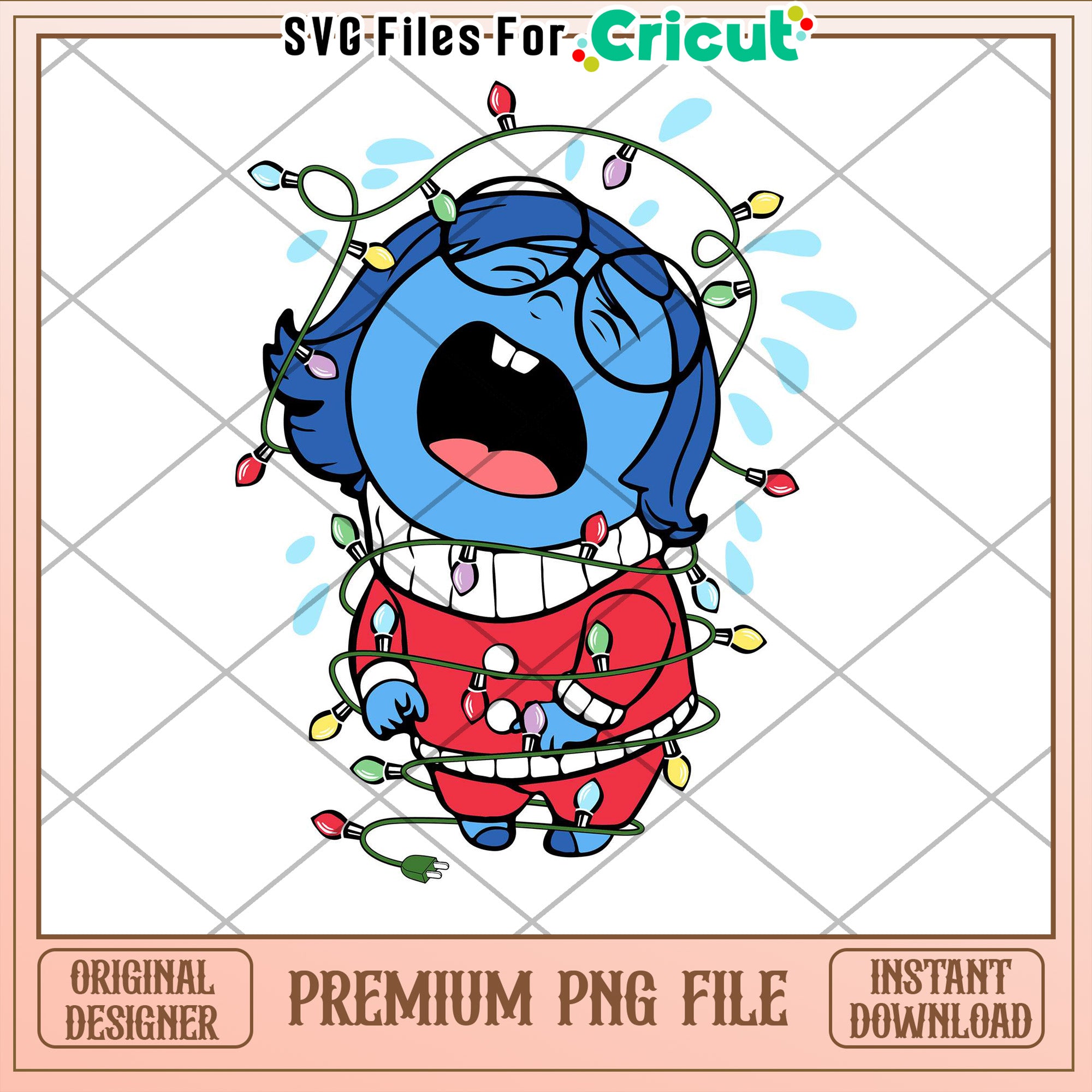 Sadness Christmas Lights PNG – svg files for cricut