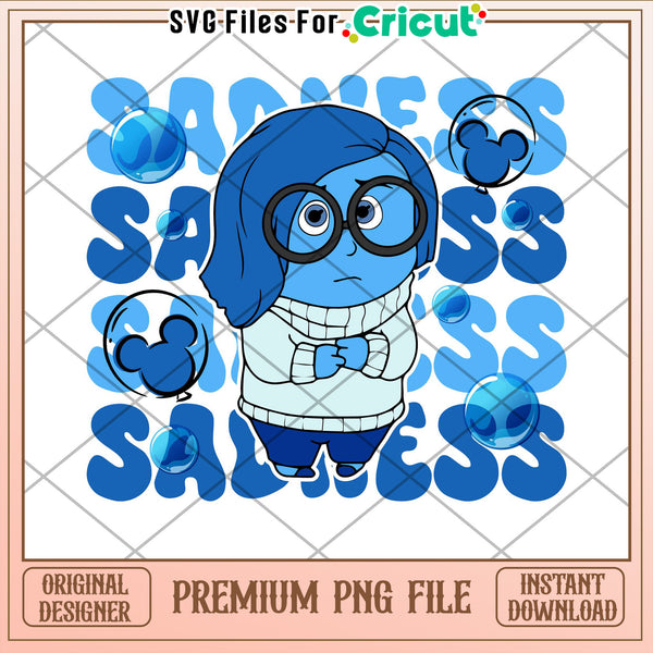 Sadness PNG Disney Cricut File – svg files for cricut