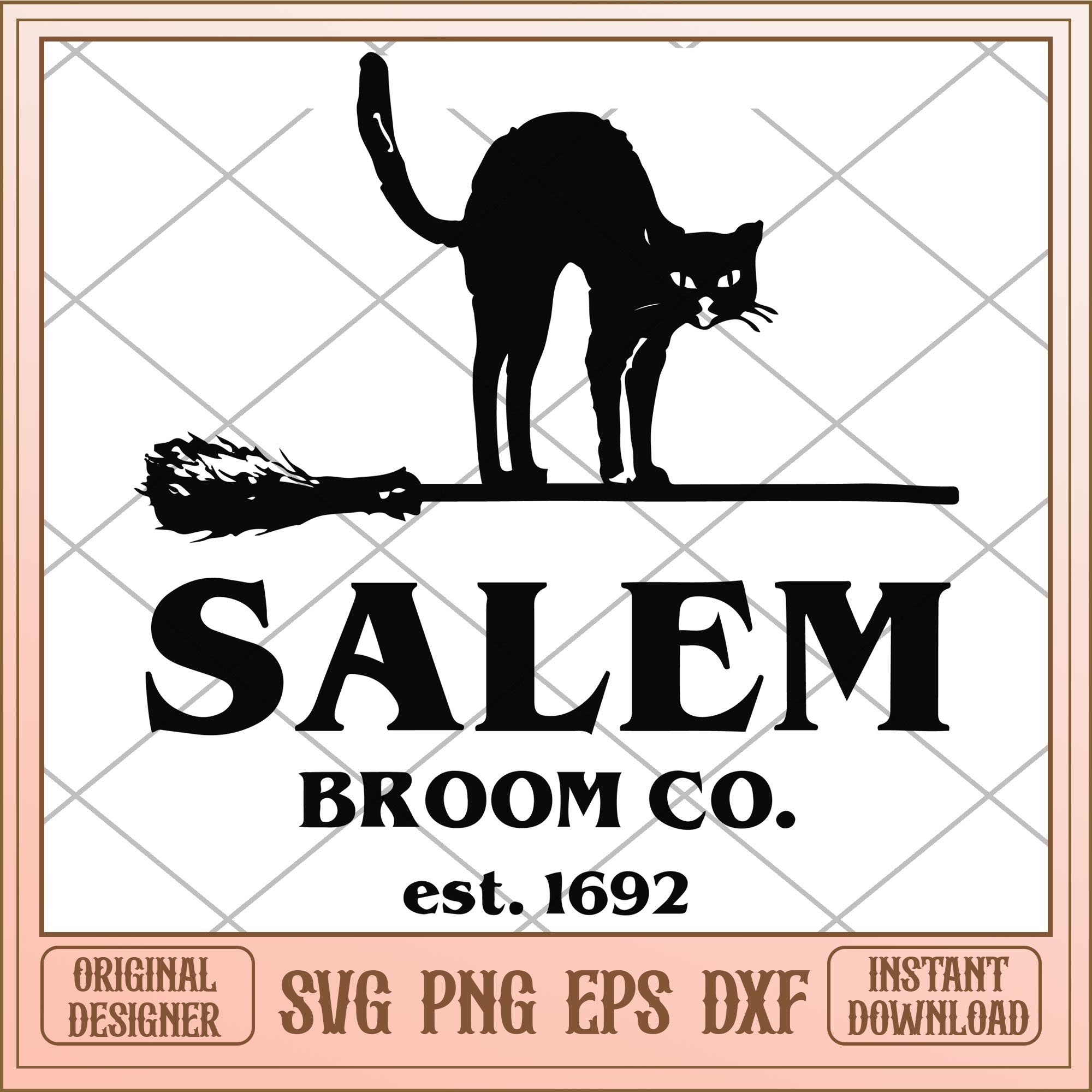 Salem brom co est 1962 svg, halloween characters svg, digital download ...