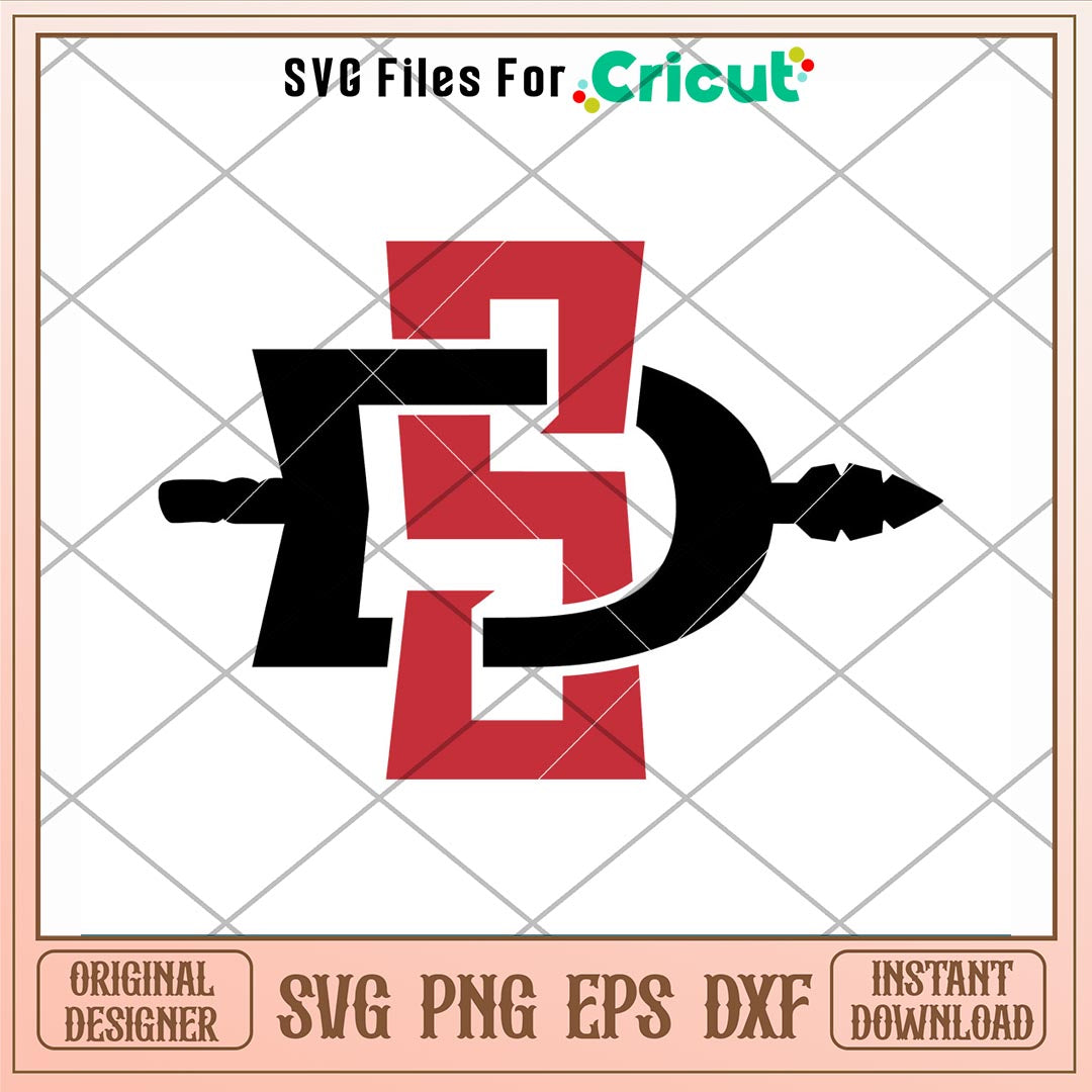 San Diego State Aztecs Logo Svg, San Diego State Aztecs Svg, NCAA Svg ...