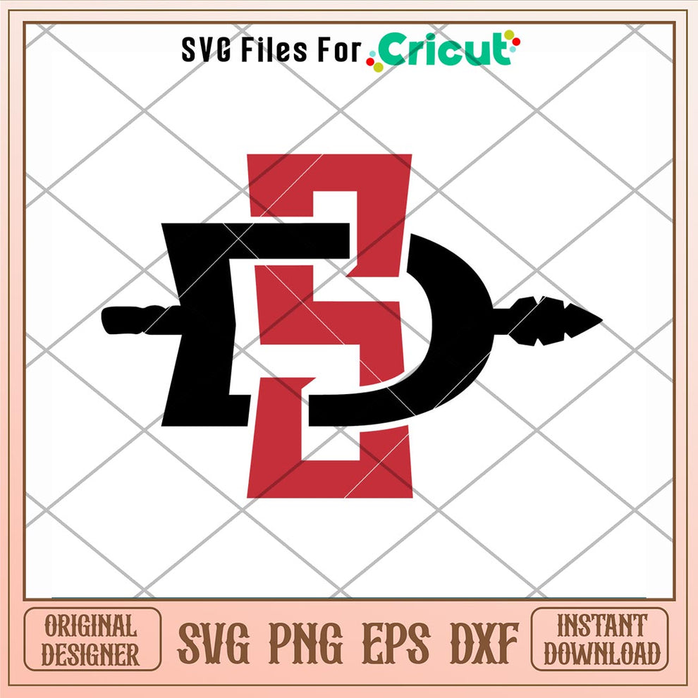 San Diego State Aztecs Logo Svg, San Diego State Aztecs Svg, NCAA Svg ...