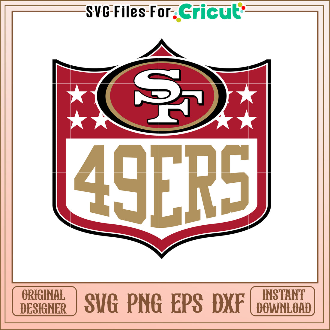 San Francisco 49ers SVG Logo Design – svg files for cricut