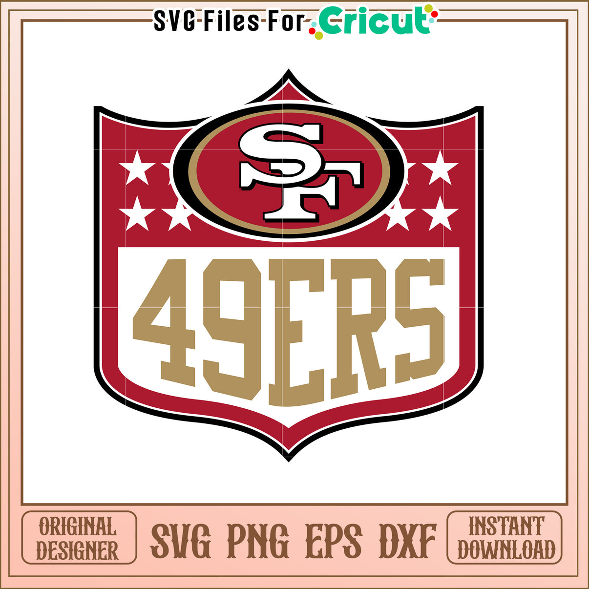 San Francisco 49ers SVG Logo Design – svg files for cricut