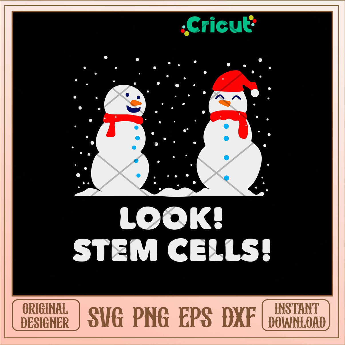 Science Xmas Look Stem Cells Svg, Snowman Christmas Svg-Svgfilesforcri ...