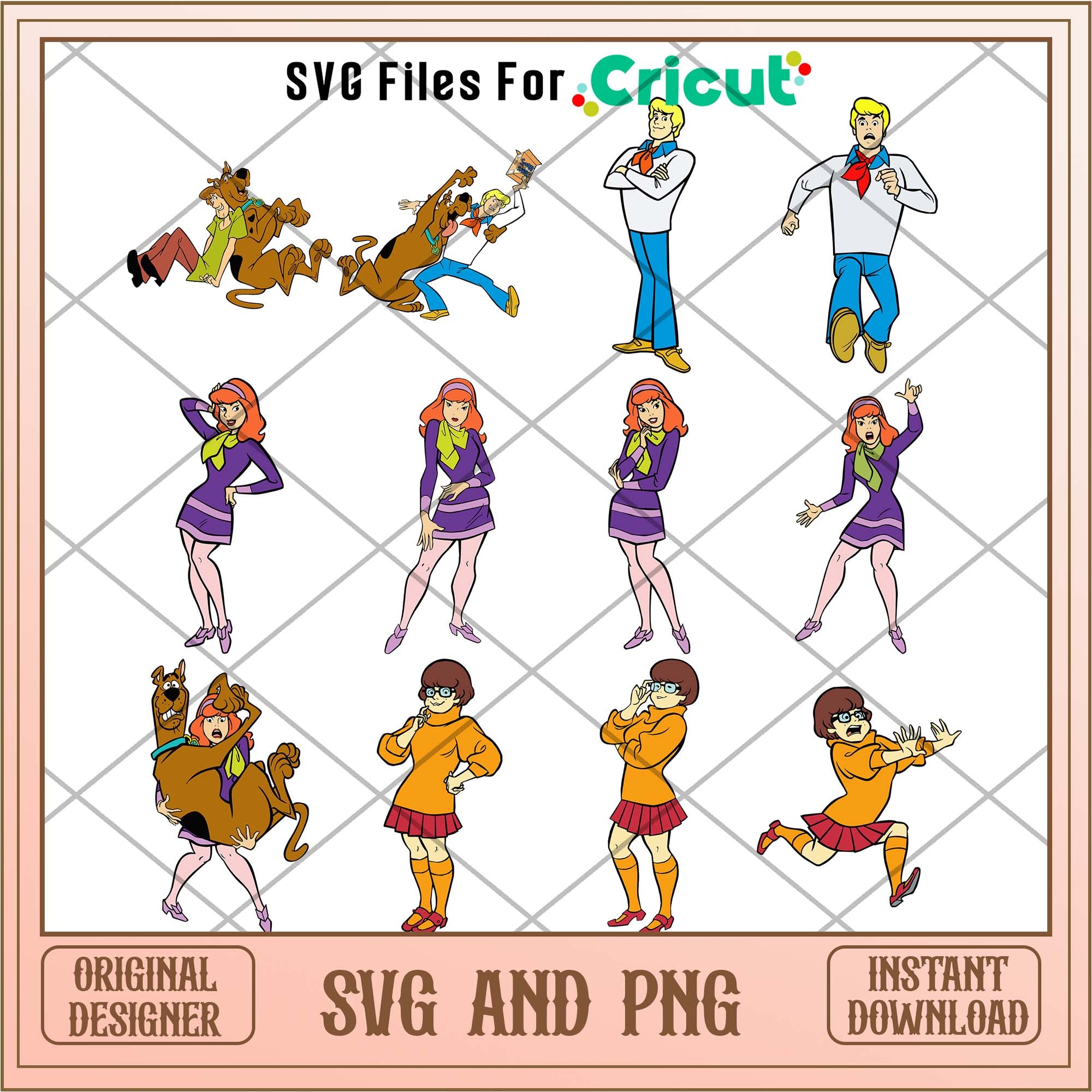 Scooby Doo cartoon and friends svg bundle – svg files for cricut