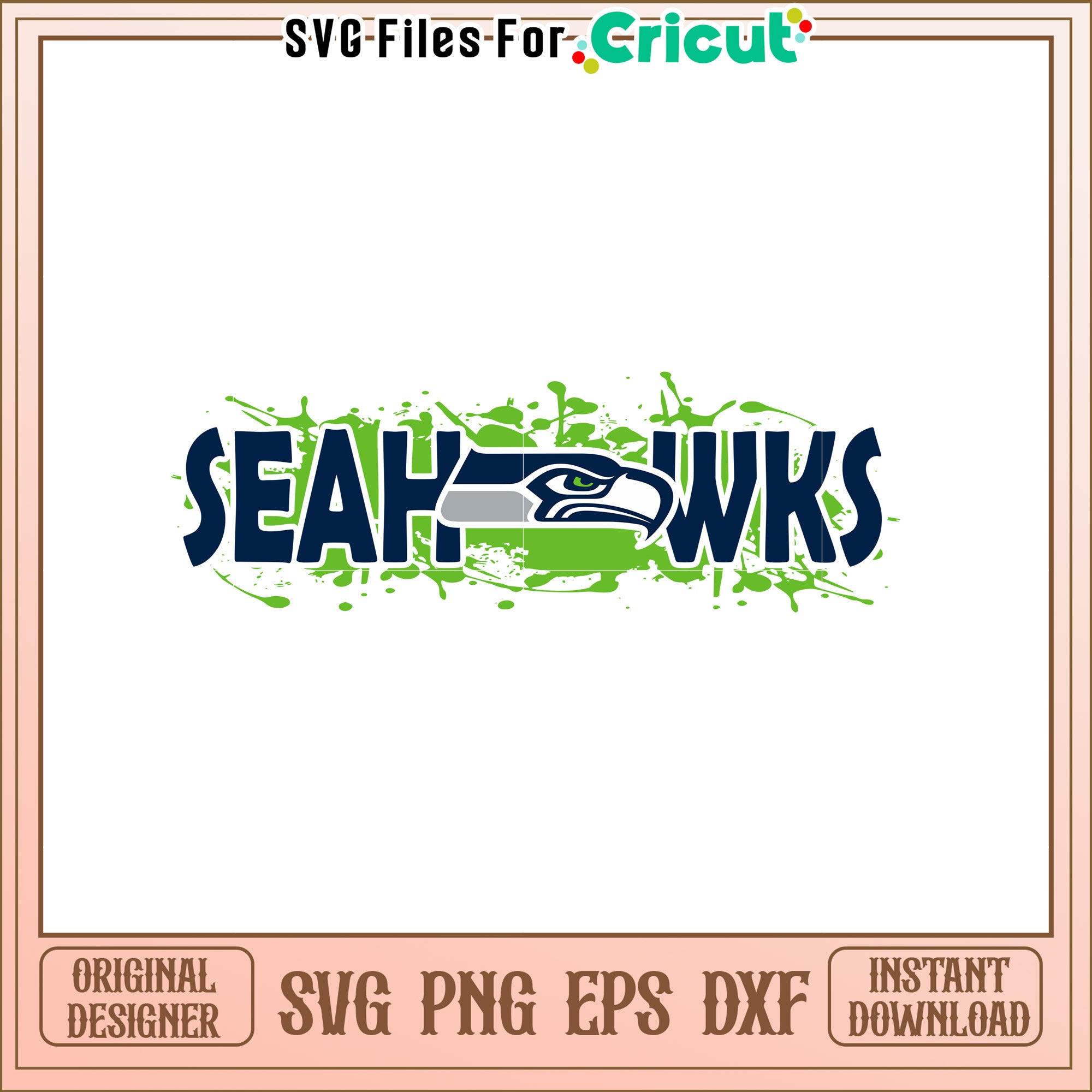 Seahawks SVG Design, Team Logo – svg files for cricut