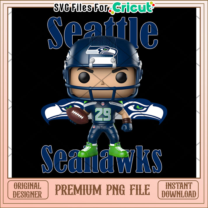 Seattle Seahawks Funko Pop PNG File, perfect for Cricut crafts – svg ...