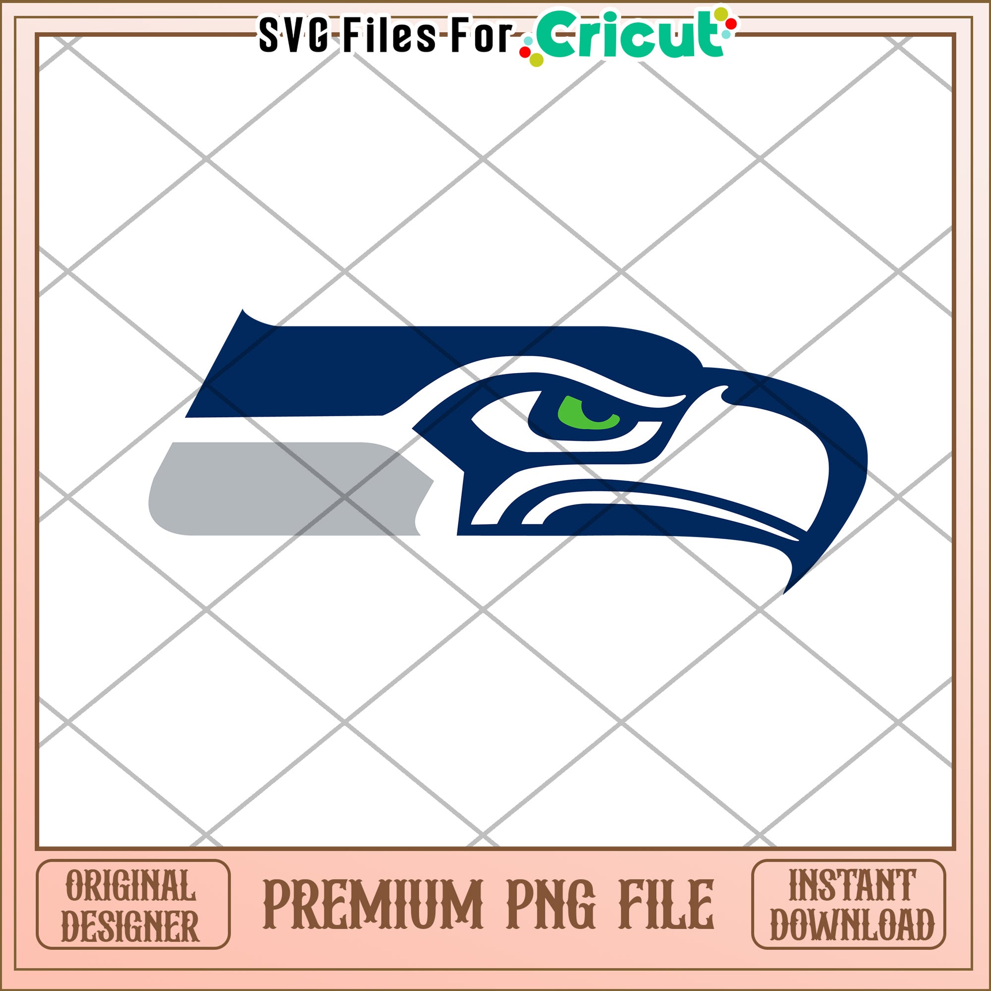 Seattle Seahawks logo design for Cricut projects, perfect for fans ...