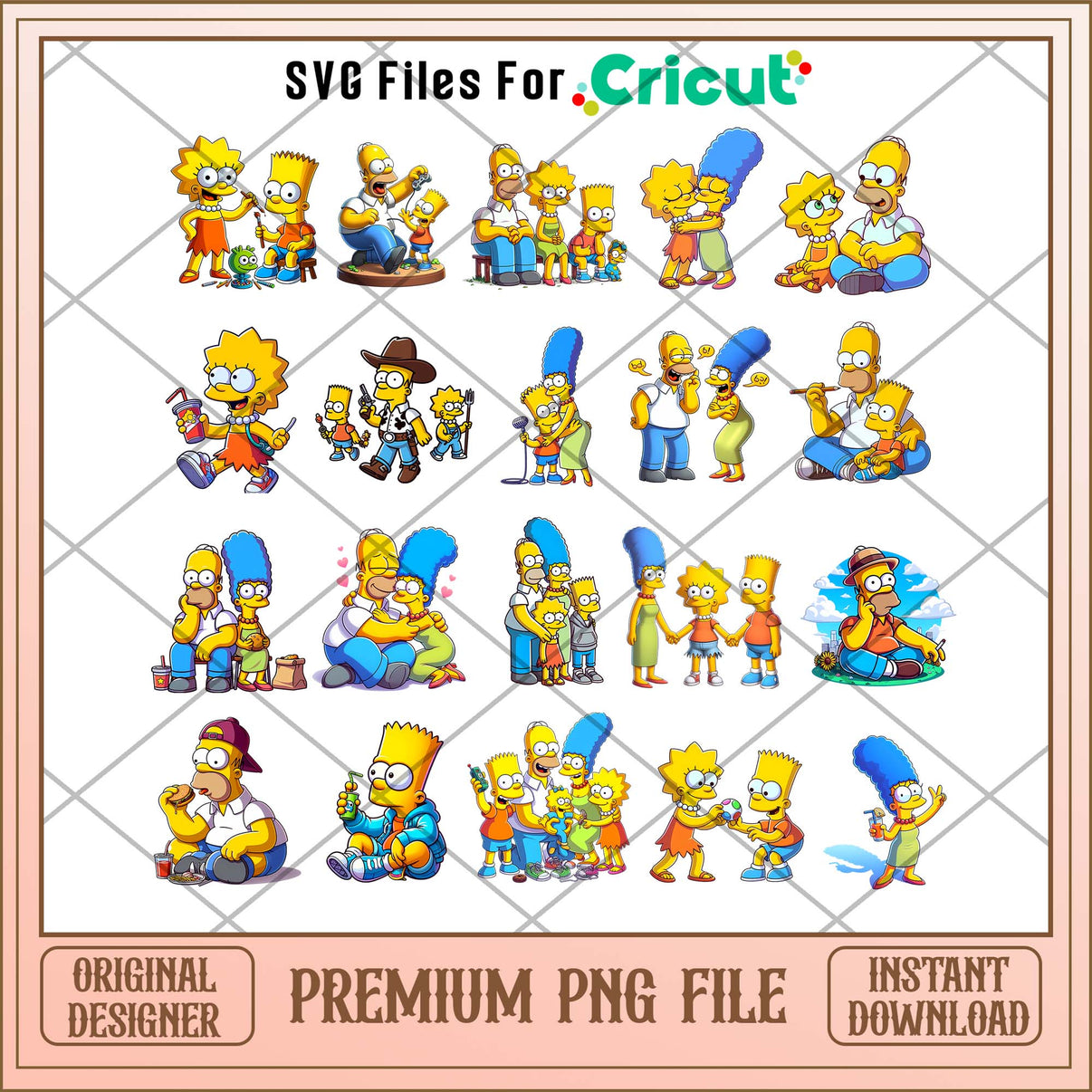 Simpson Chibi family png bundle, Simpson family series bundle – svg ...