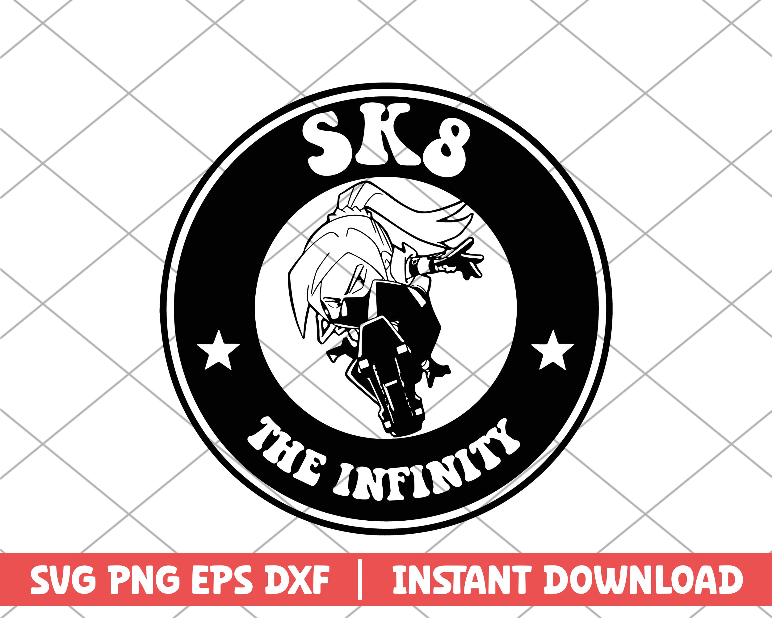 Sk8 the infinity kaoru sakurayashiki anime svg – svg files for cricut