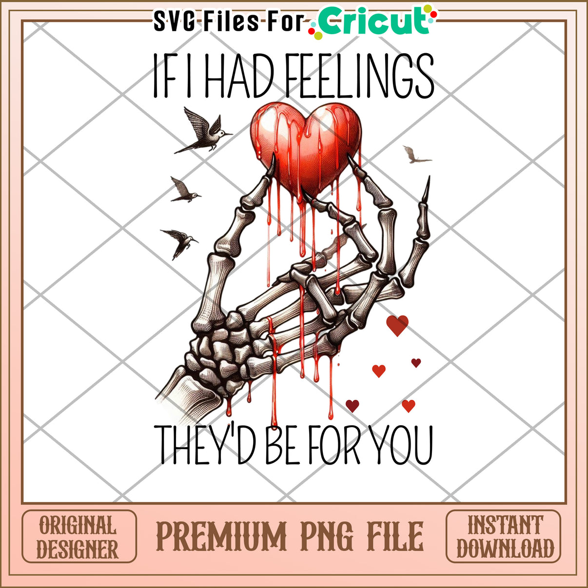 Skeleton Hand Bleeding Heart PNG – svg files for cricut