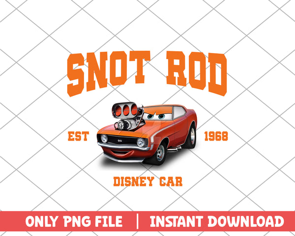 Snot rod character disney car png – svg files for cricut