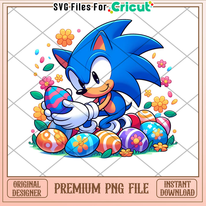 Sonic Easter PNG Premium Download – svg files for cricut