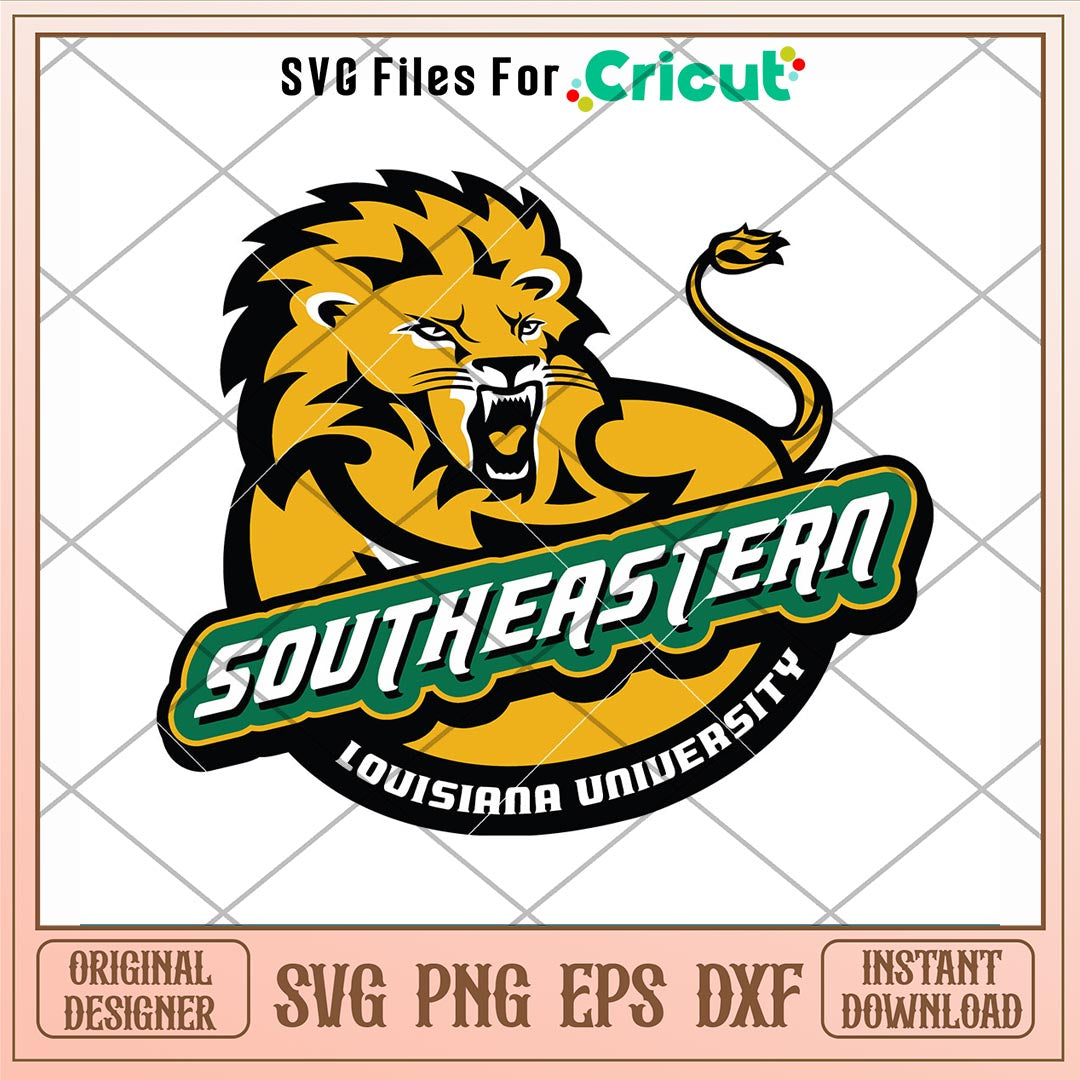 Southeastern Louisiana Lions Logo Svg, Southeastern Louisiana Lions Sv ...