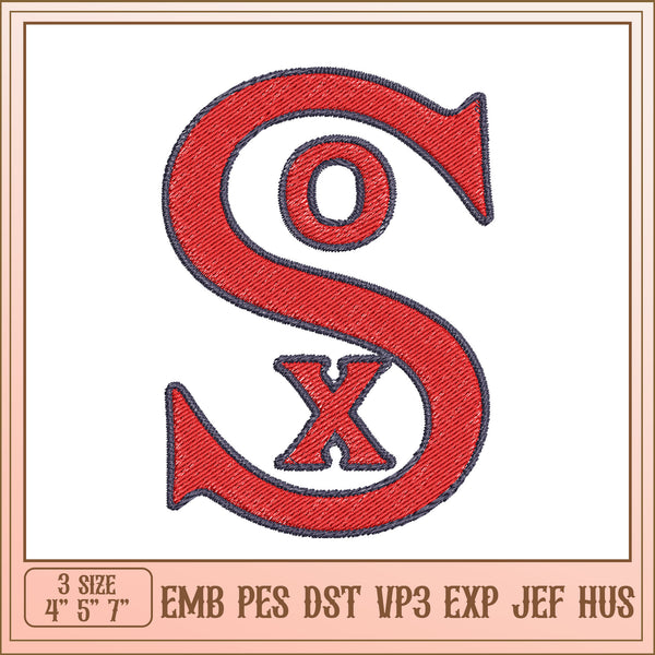 Sox Embroidery Design - 3 Sizes – svg files for cricut