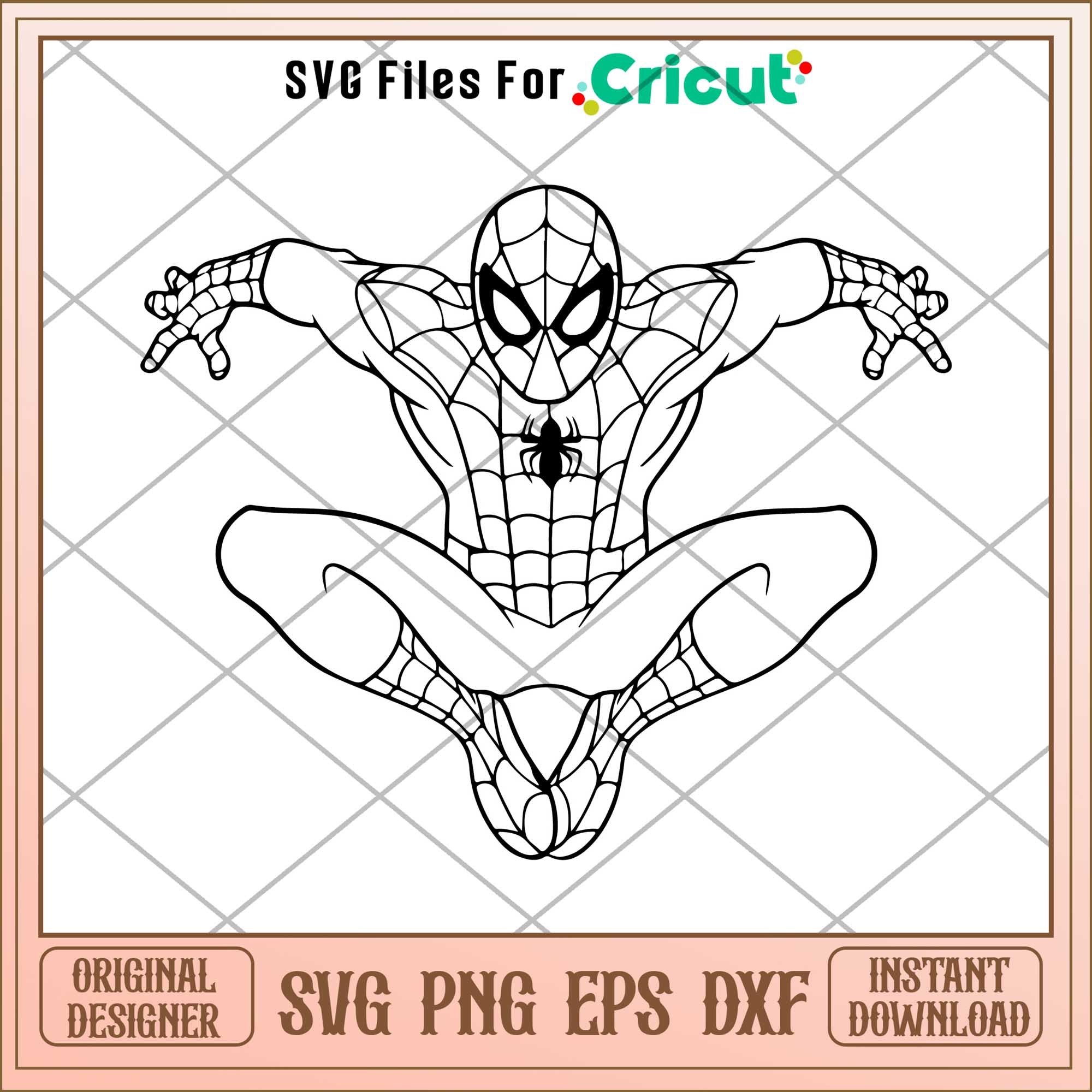Spider Man Coloring svg, maverl character svg, Digital Download – svg ...
