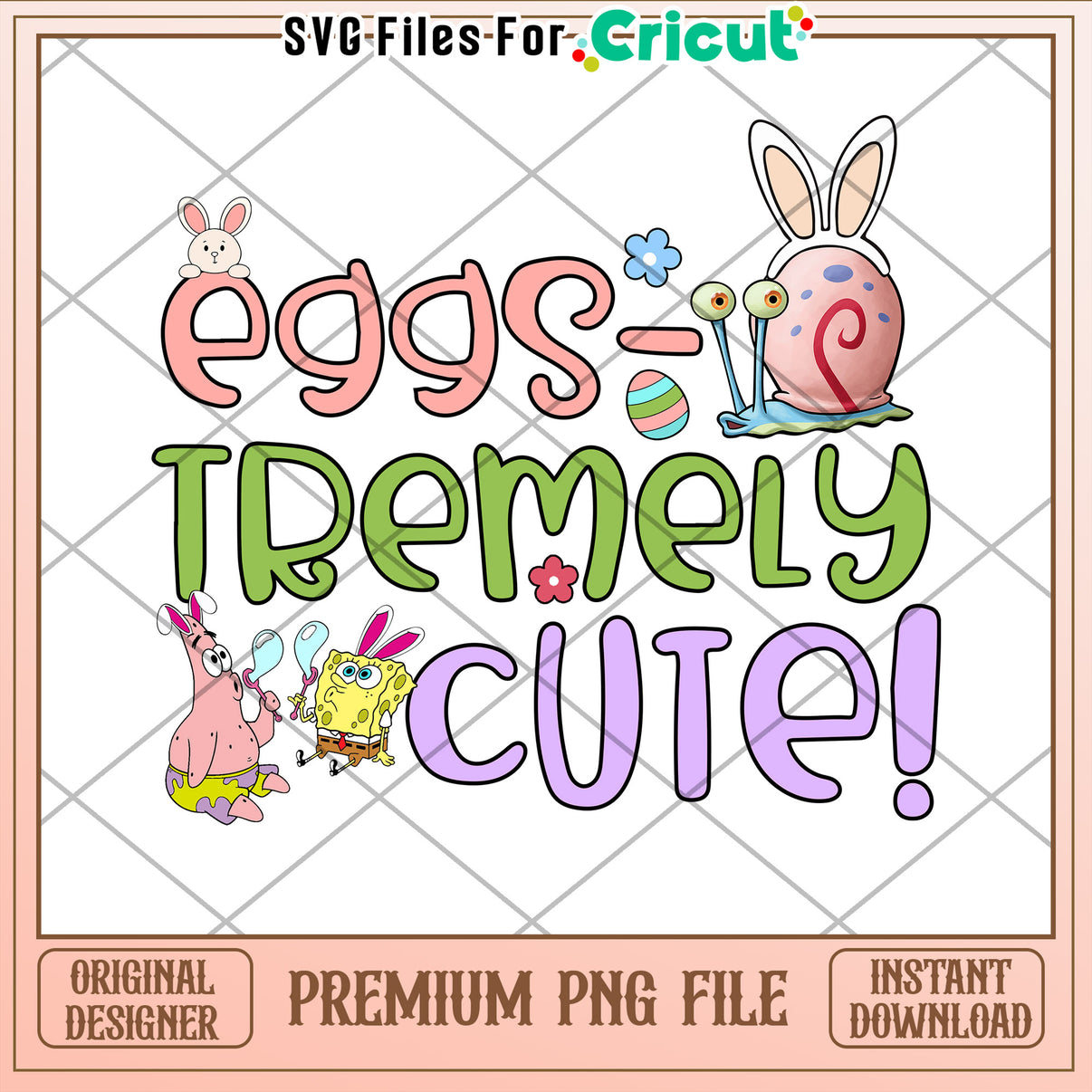 SpongeBob Easter Eggs PNG Design – svg files for cricut
