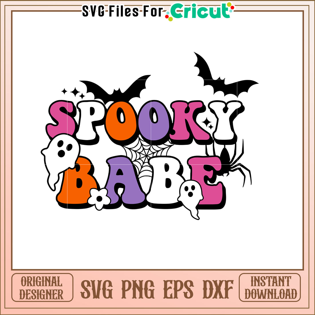 Spooky Babe SVG Halloween Design – svg files for cricut