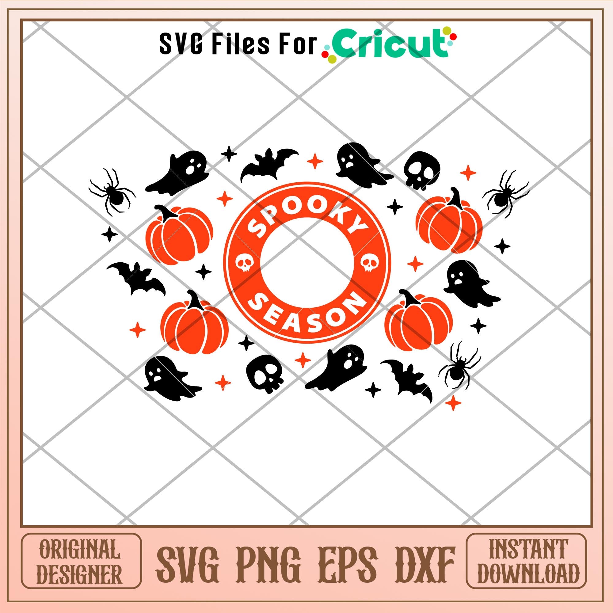 Spooky Season Full Wrap, Spooky Season Full Wrap – svg files for cricut