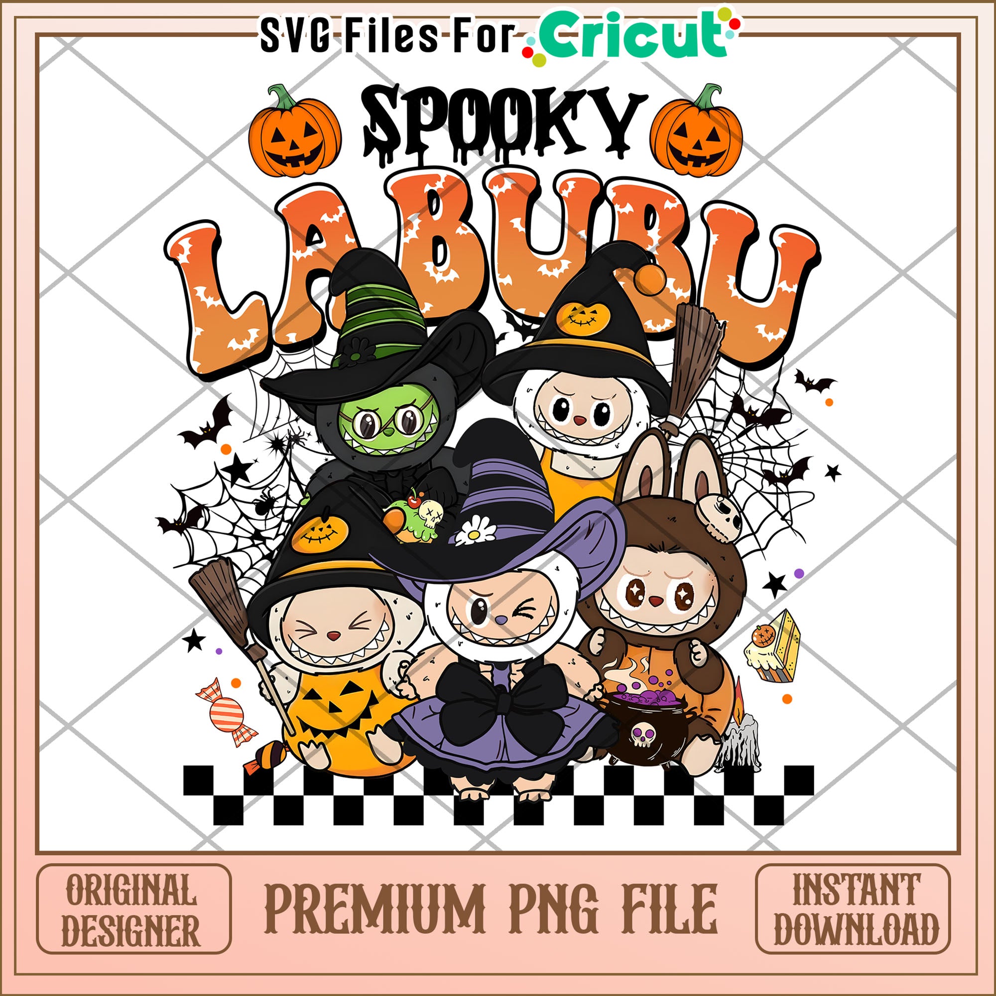 Spooky labubu png, halloween wallpaper png, halloween cartoons png ...
