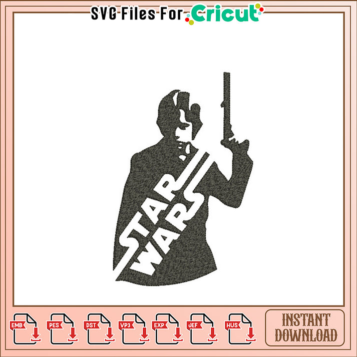 Star Wars Embroidery Design Instant Download – svg files for cricut