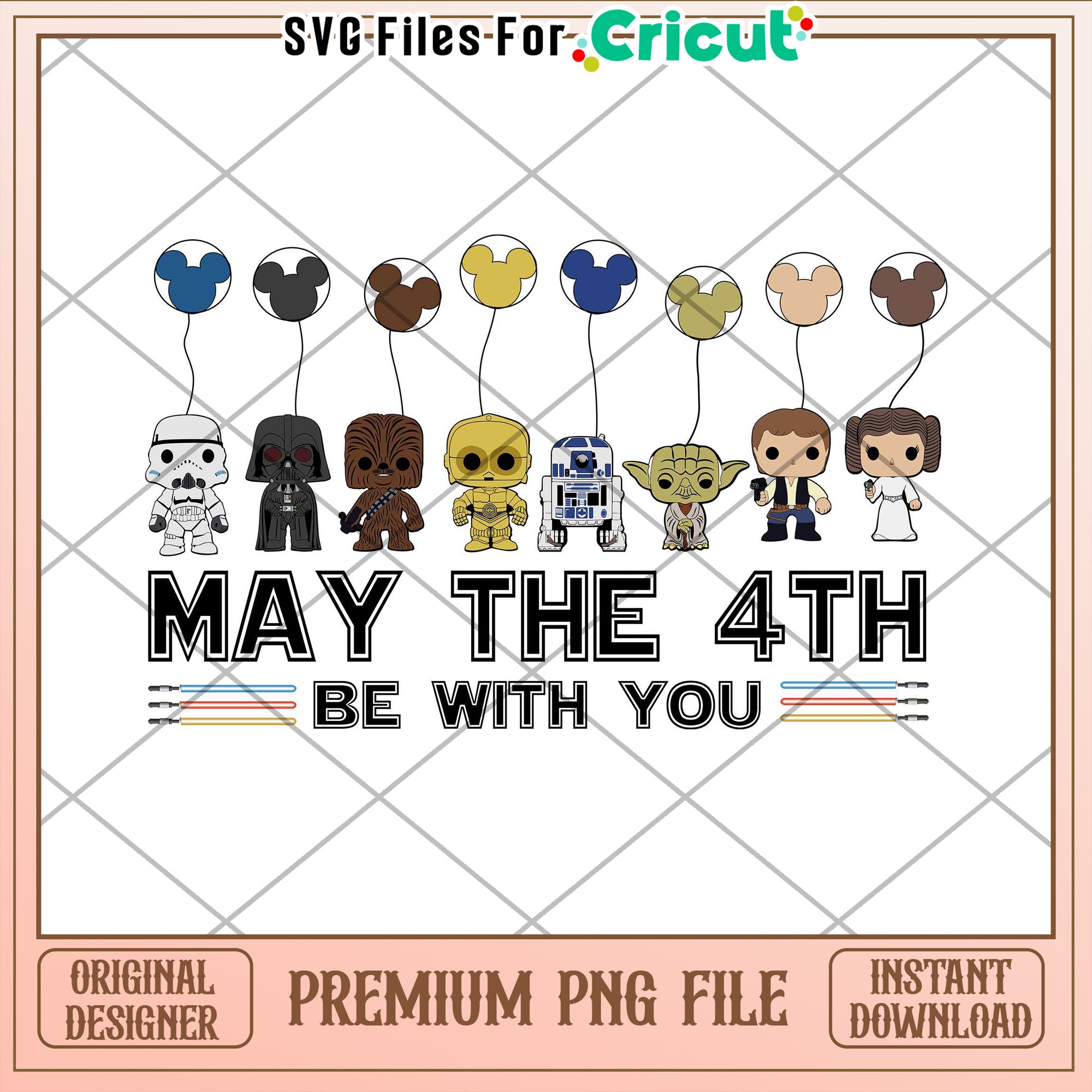 Star Wars Mickey Mouse PNG May 4th – svg files for cricut
