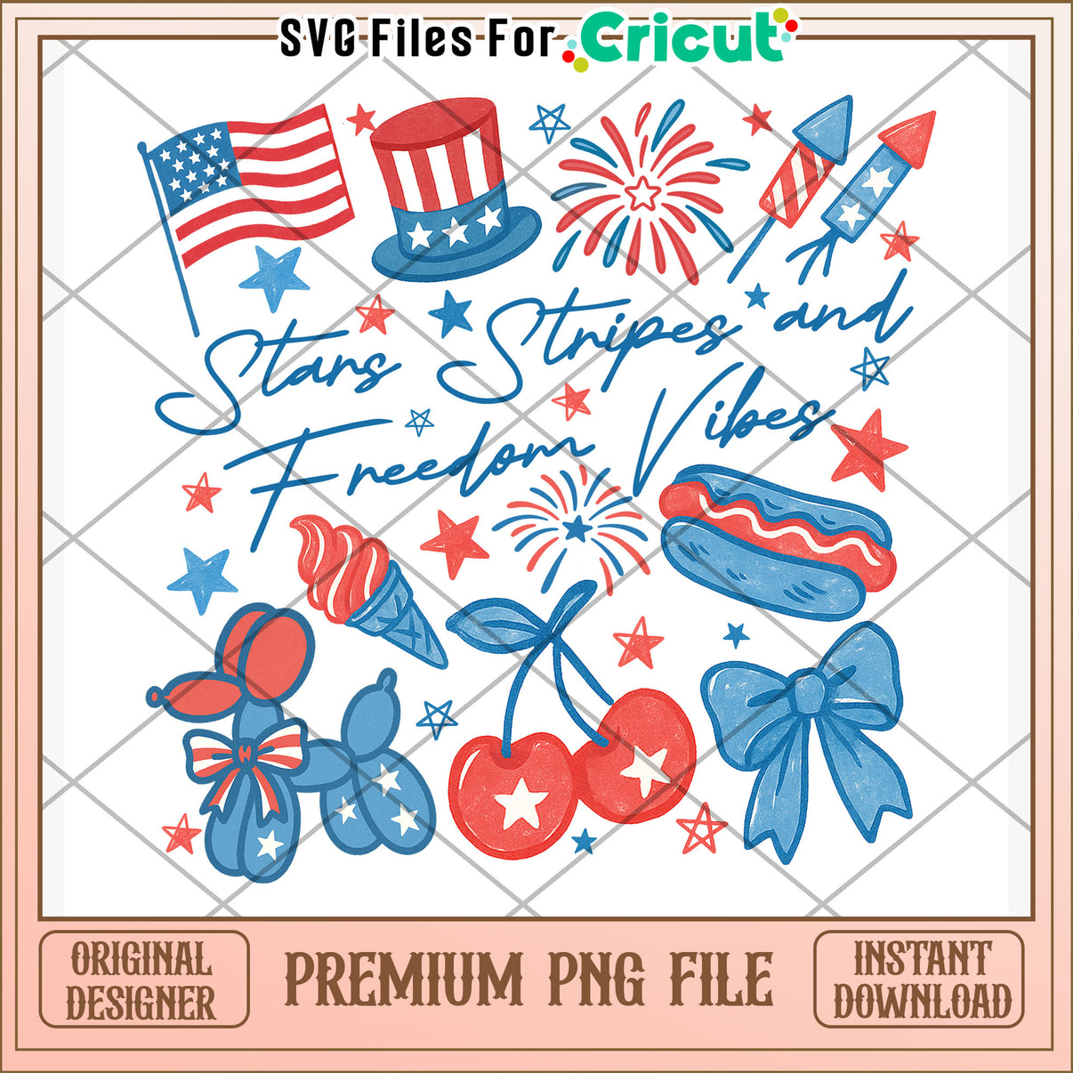 Stars stripes png, american flag png, patriotic design png – svg files ...
