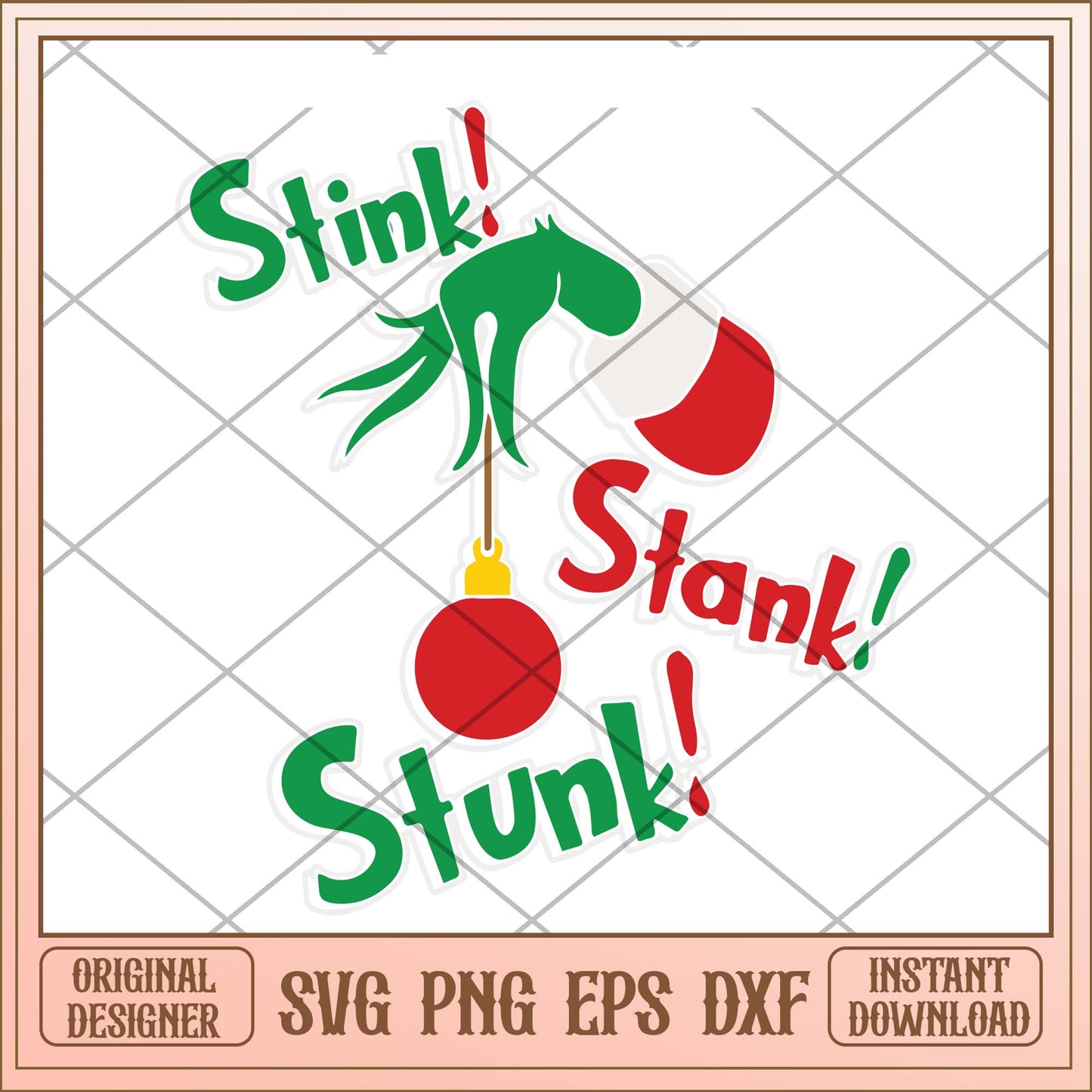 Stink stank stunk svg, Grinch naughty sound svg bundle – svg files for ...