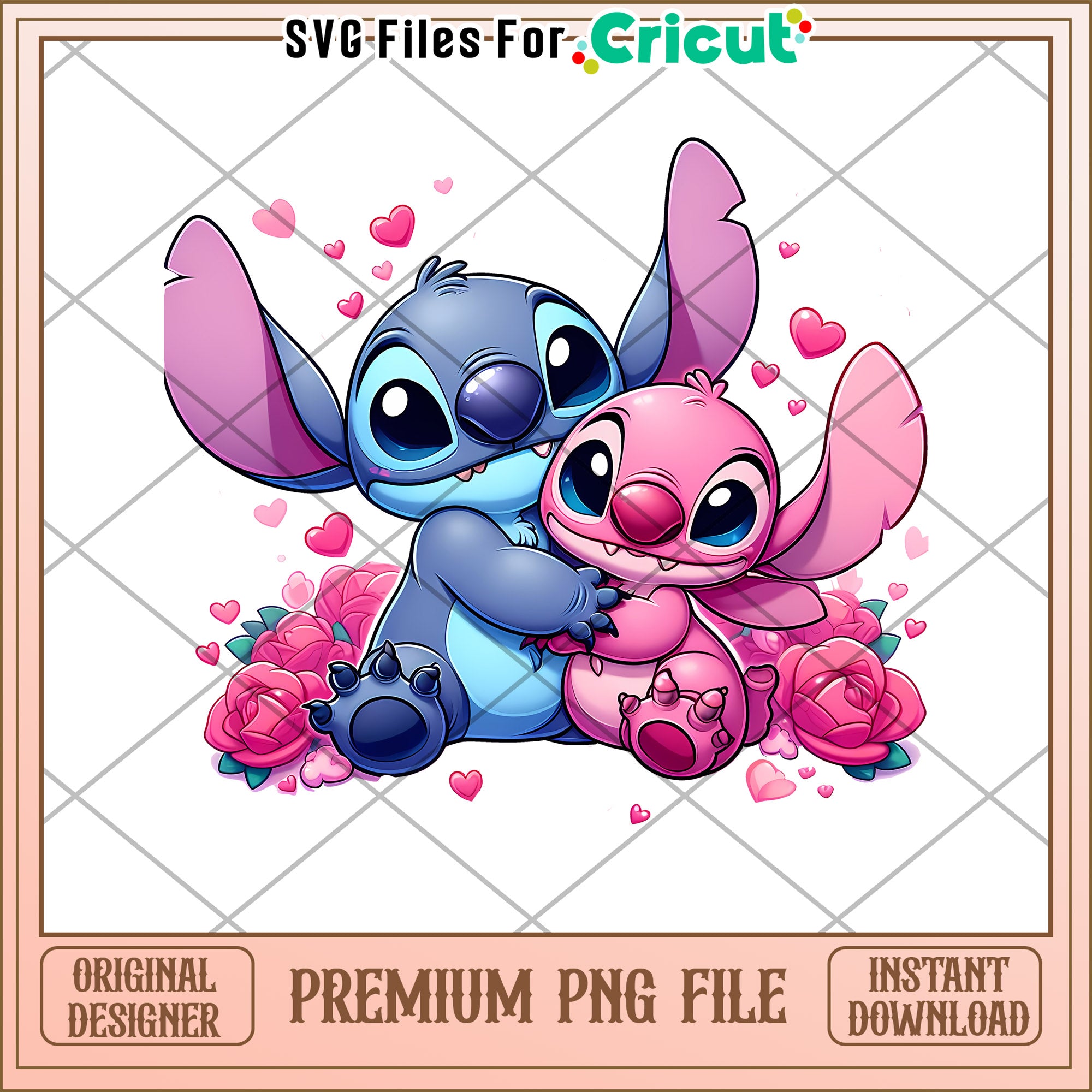 Stitch Angel PNG Sublimation Design – svg files for cricut