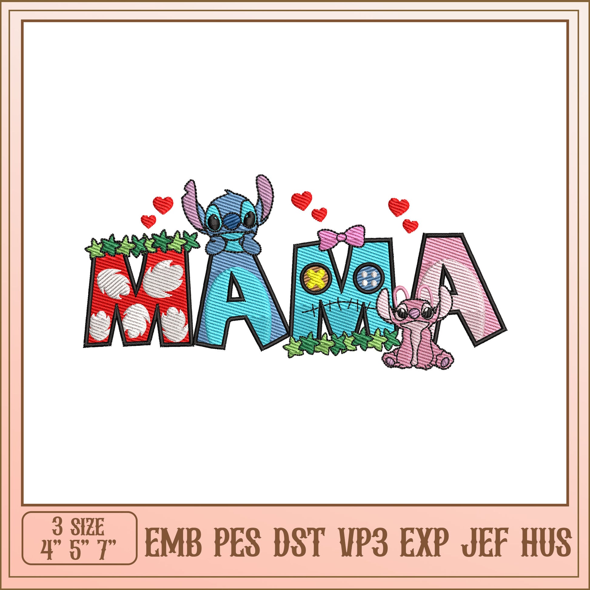 Stitch Mama Embroidery Design – svg files for cricut