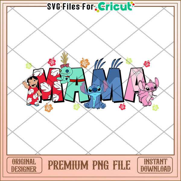 Stitch Mama PNG Cricut File Download – svg files for cricut