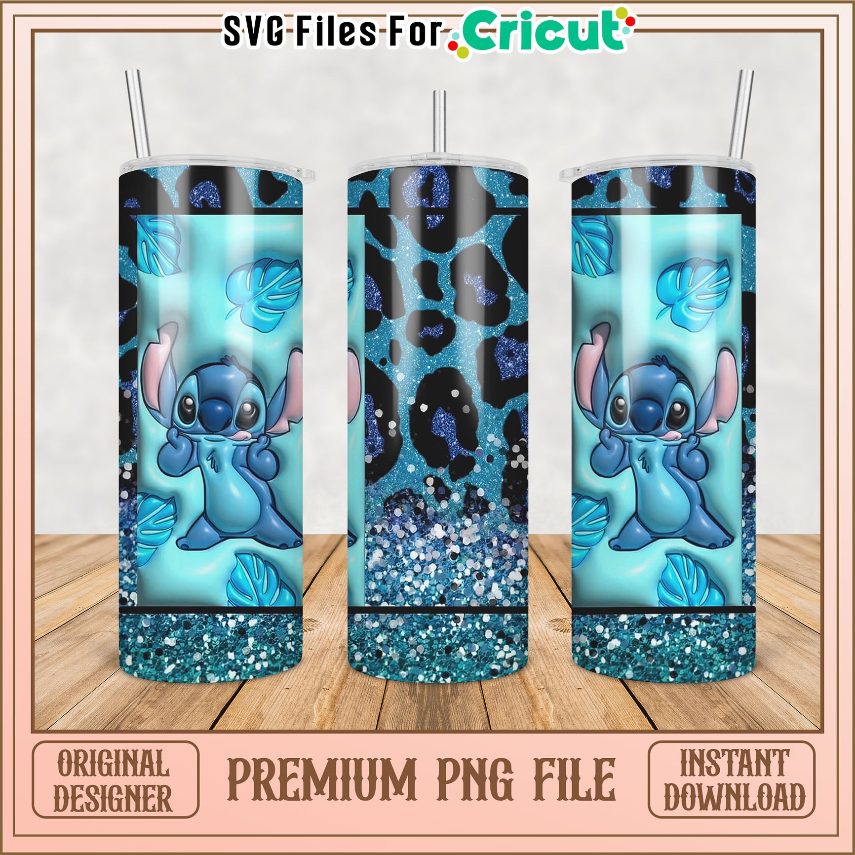 Stitch Tumbler PNG Design - Instant Download – svg files for cricut