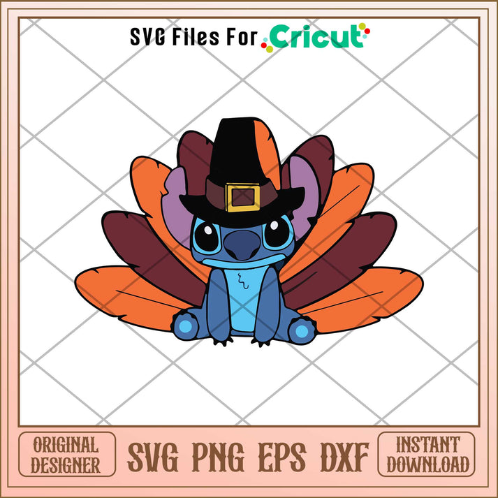 Stitch turkey Halloween svg, Disney characters svg, Digital Download ...