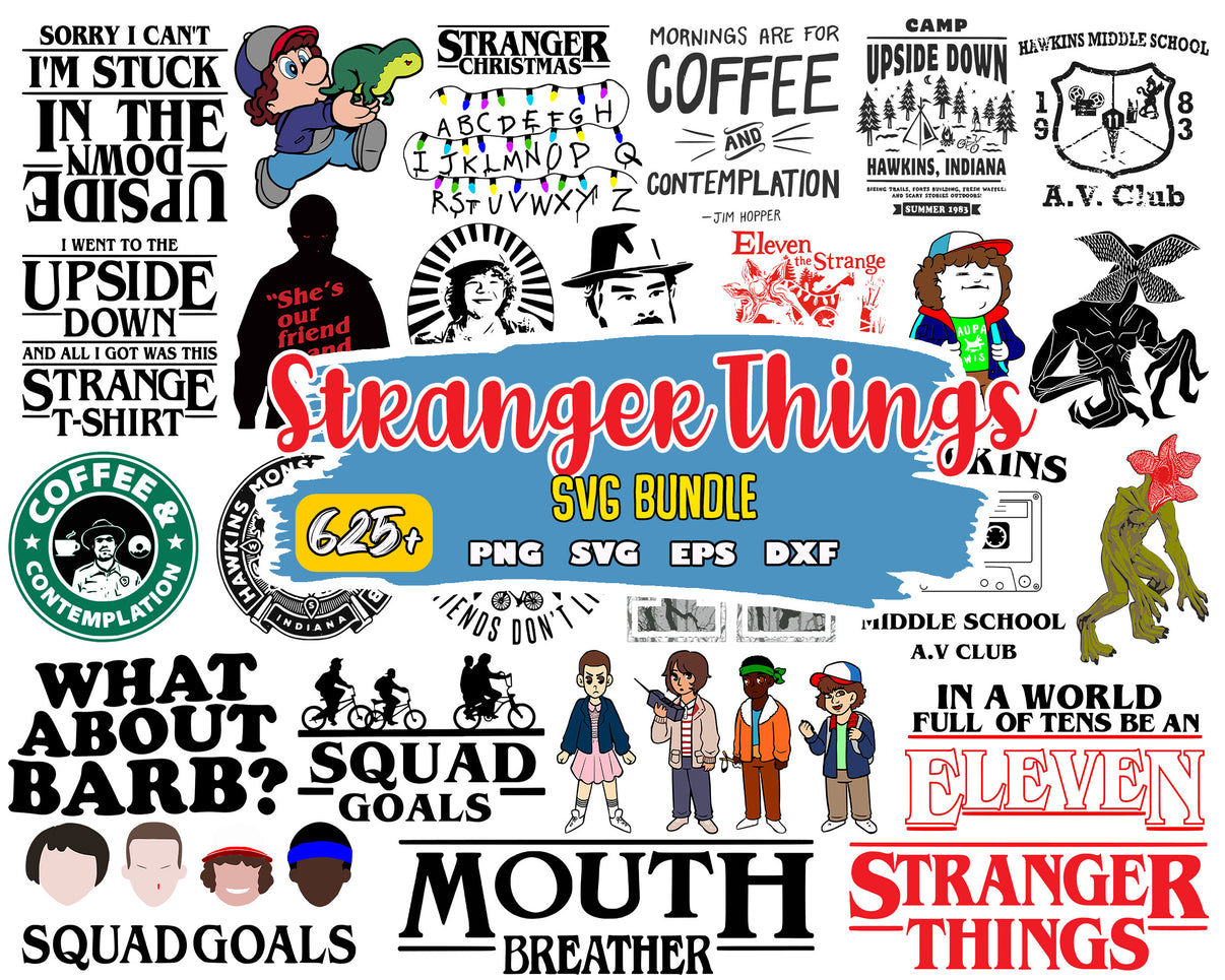 Stranger Things logo bundle svg, stranger things movie svg – svg files ...