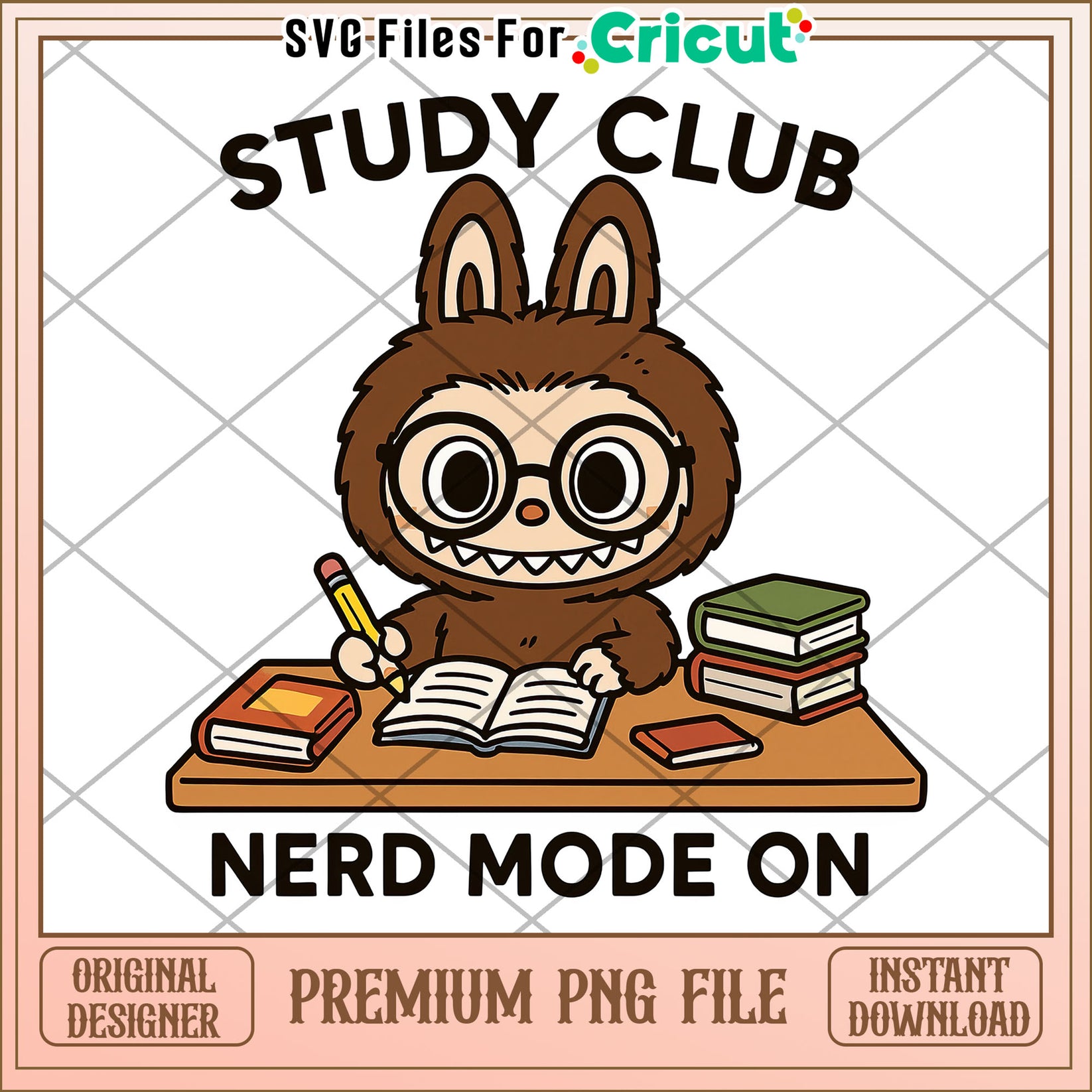 Study club design png, labubu toys png, labubu quotes png – svg files ...