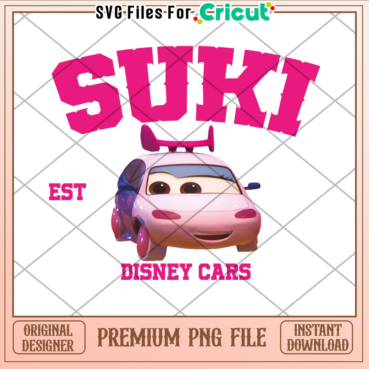 Suki Disney Cars PNG Cricut File – svg files for cricut