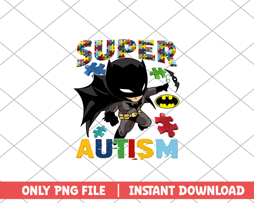 Super batman autism png – svg files for cricut