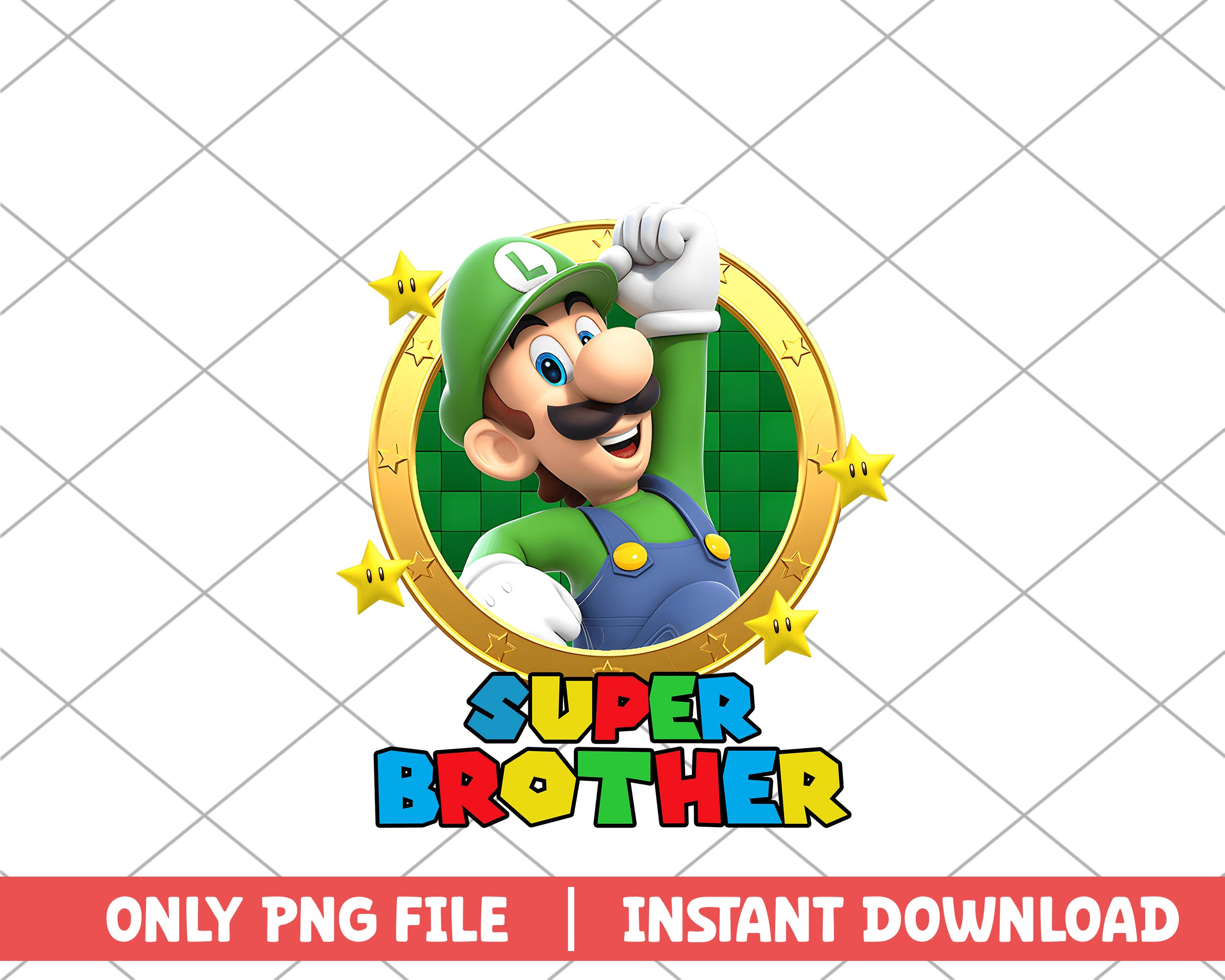 Super brother character disney png – svg files for cricut