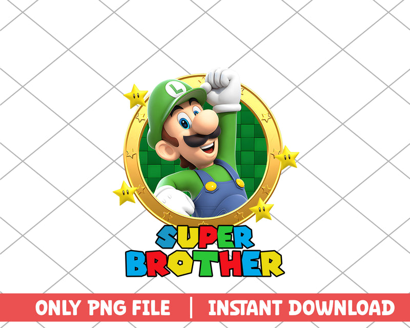 Super brother character disney png – svg files for cricut