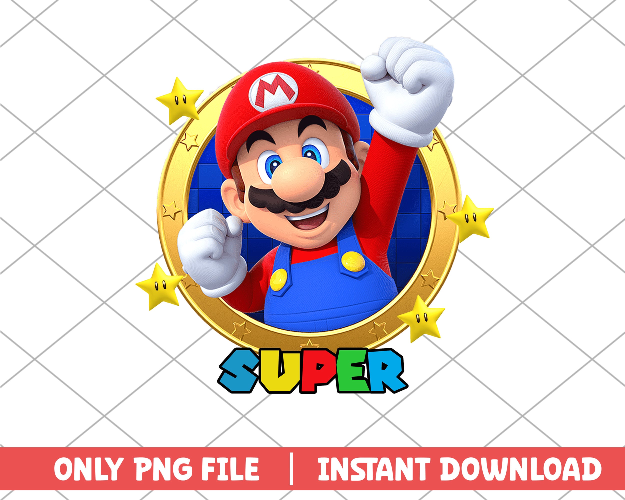 Super mario character disney png – svg files for cricut