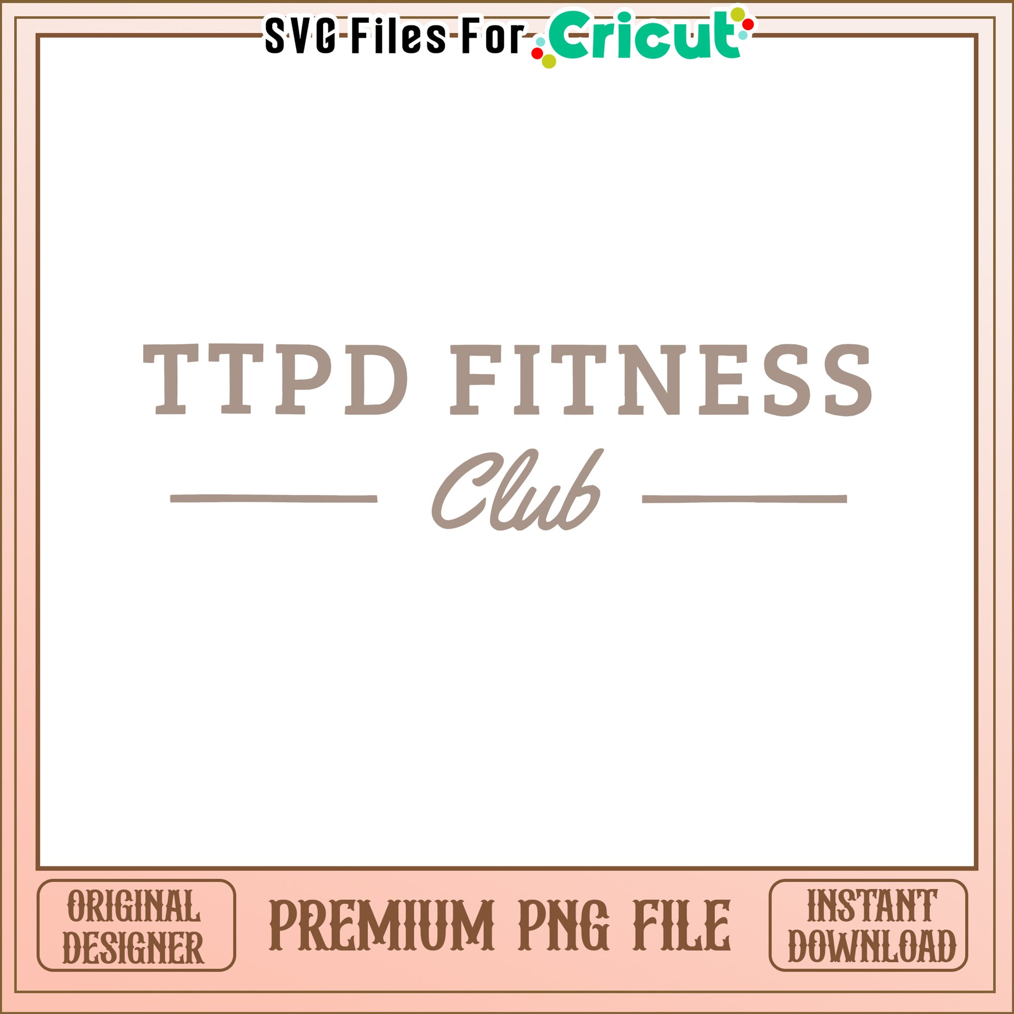 TTPD Fitness Club PNG Design, perfect for your projects today – svg ...