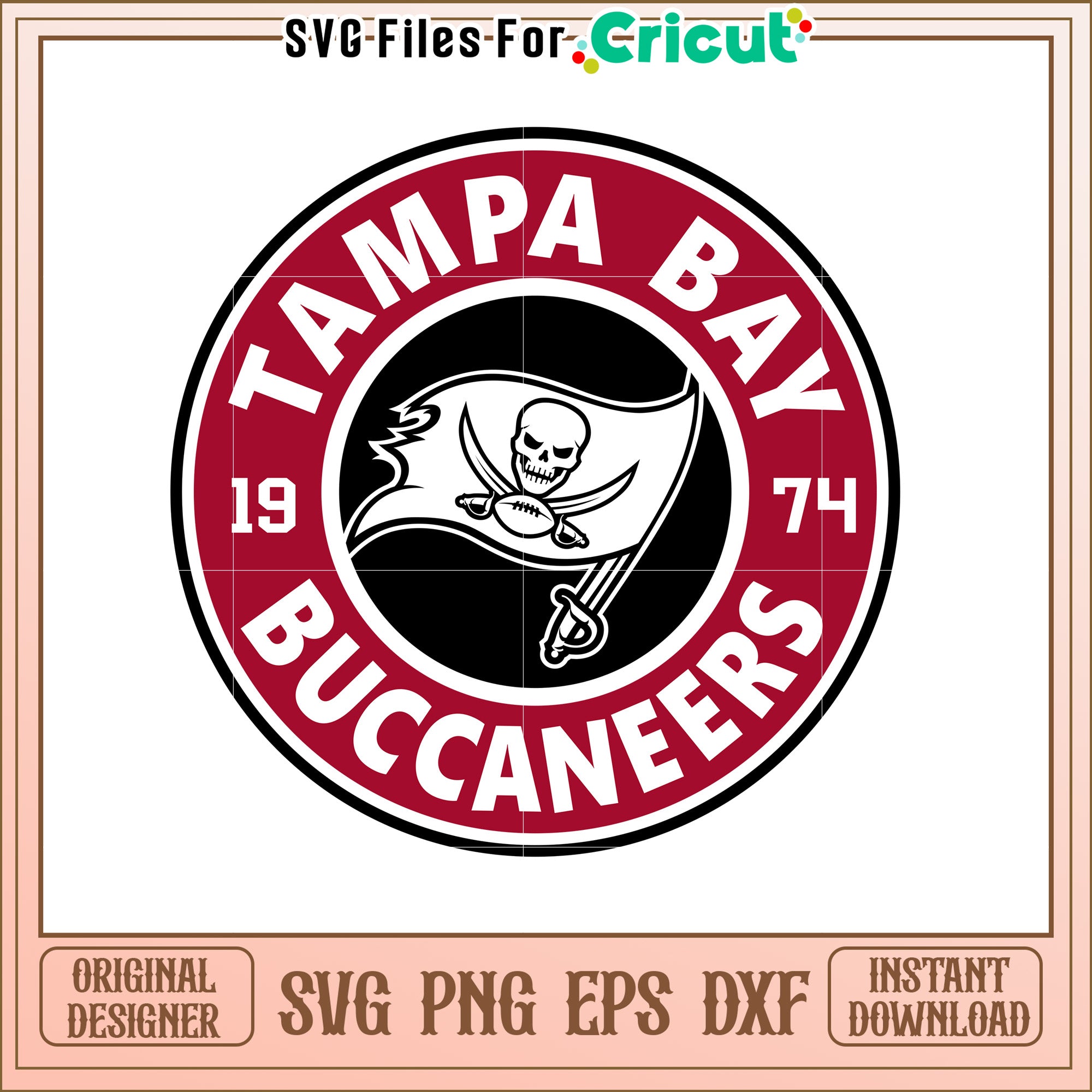 Tampa Bay Buccaneers SVG Design Classic Logo Art – svg files for cricut