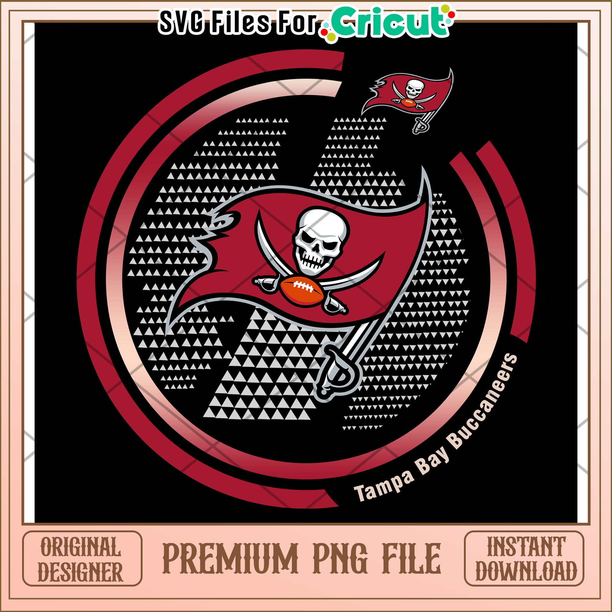Tampa Bay Buccaneers logo design, perfect for Cricut projects – svg ...