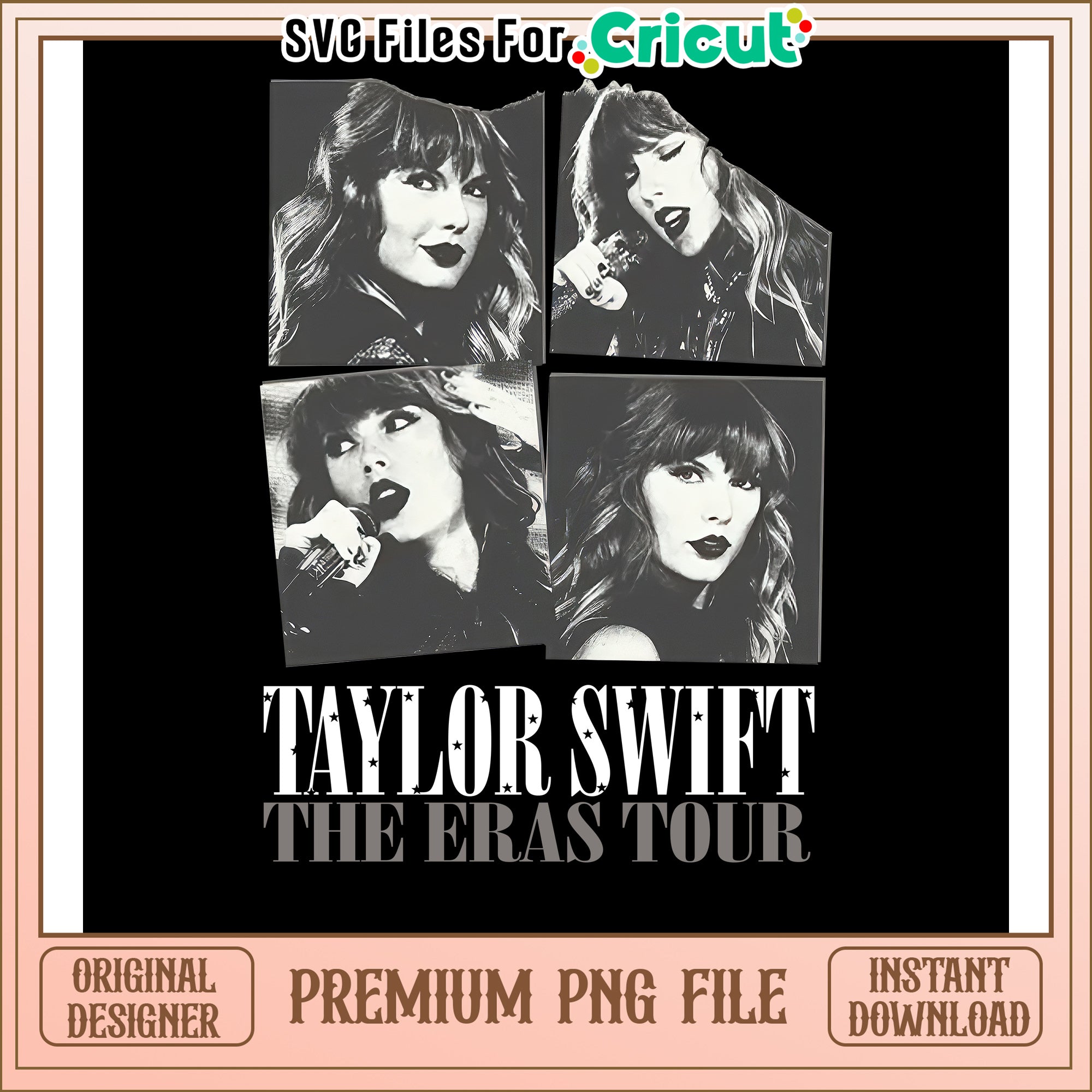 Taylor Swift The Eras Tour PNG Design for DIY Projects, Instant Downlo ...