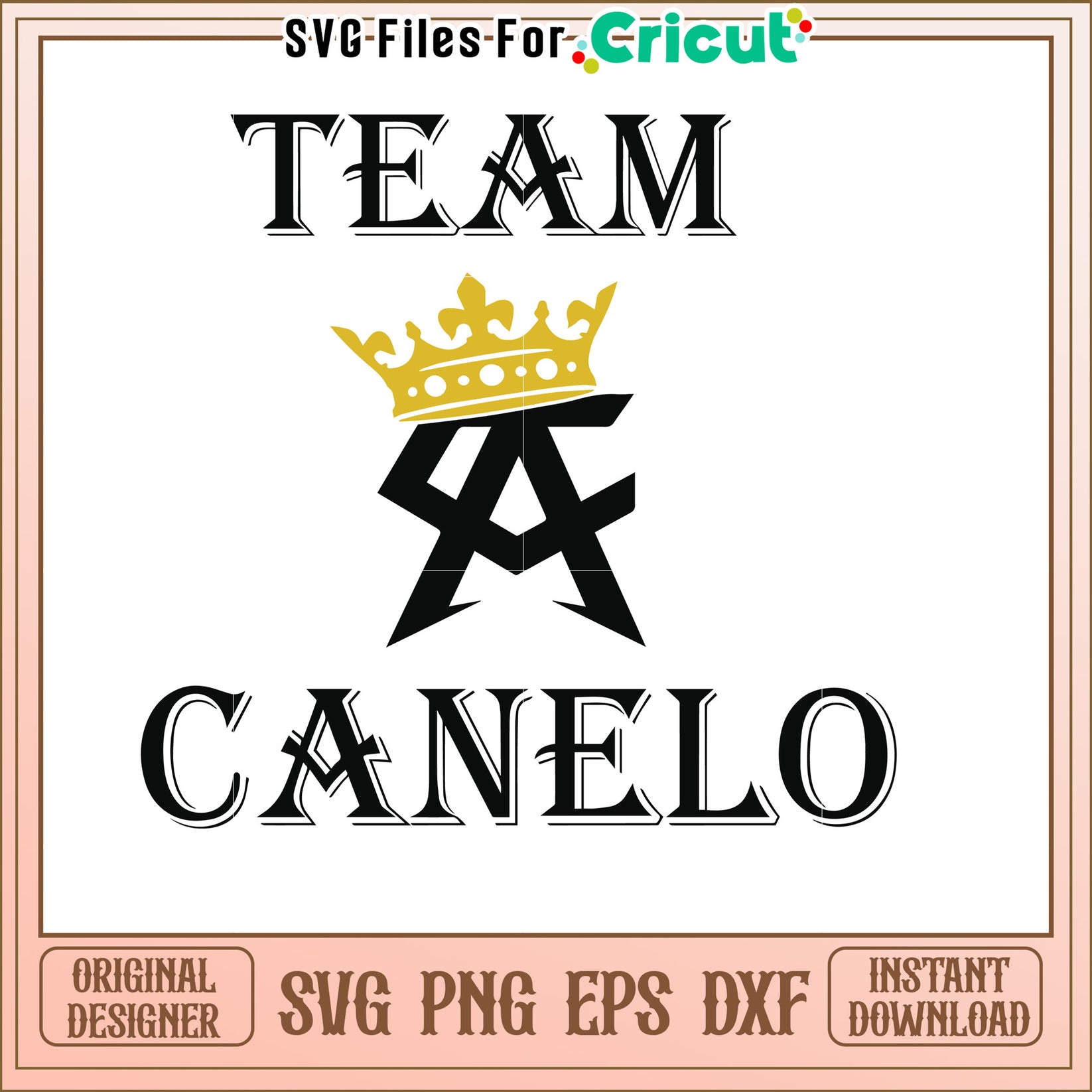 Team Canelo SVG Logo – svg files for cricut