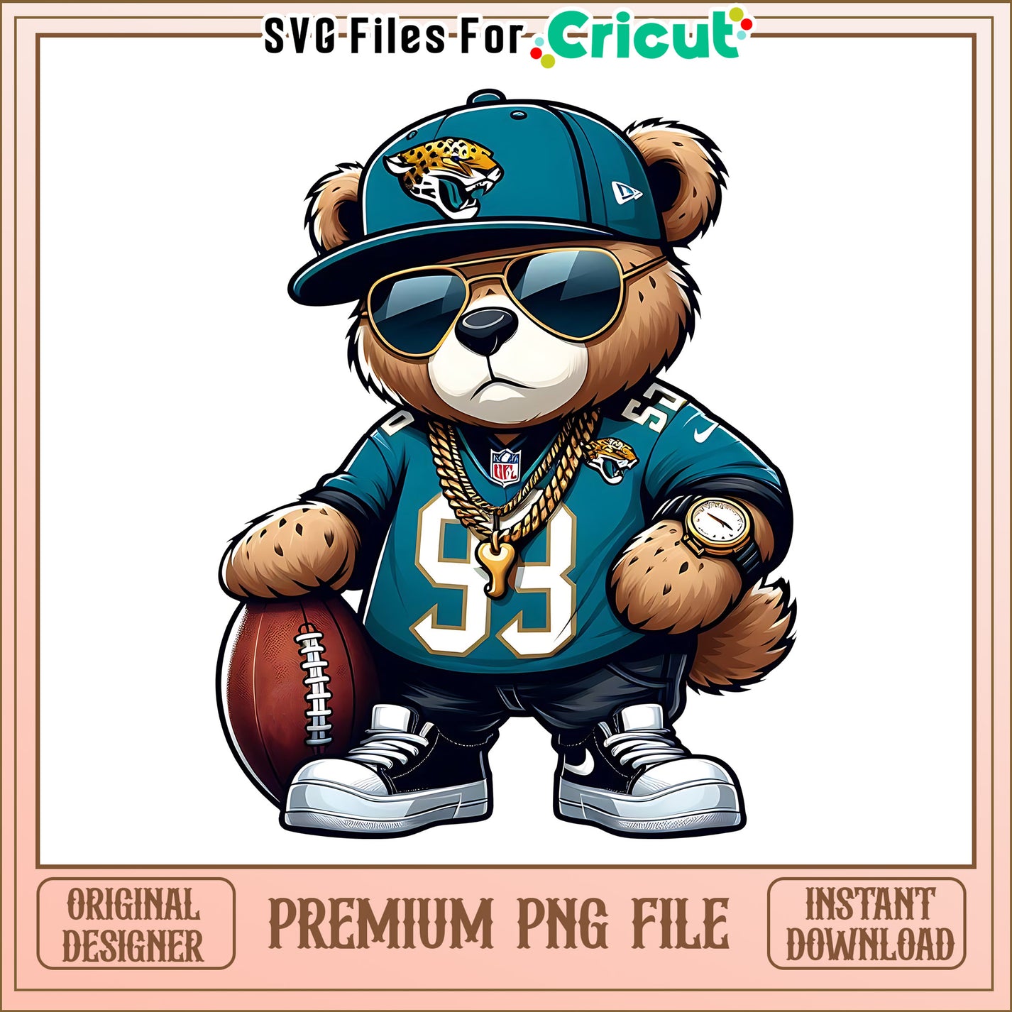 Teddy bear nfl team Jaguars png, Jacksonville Jaguars png, NFL png ...