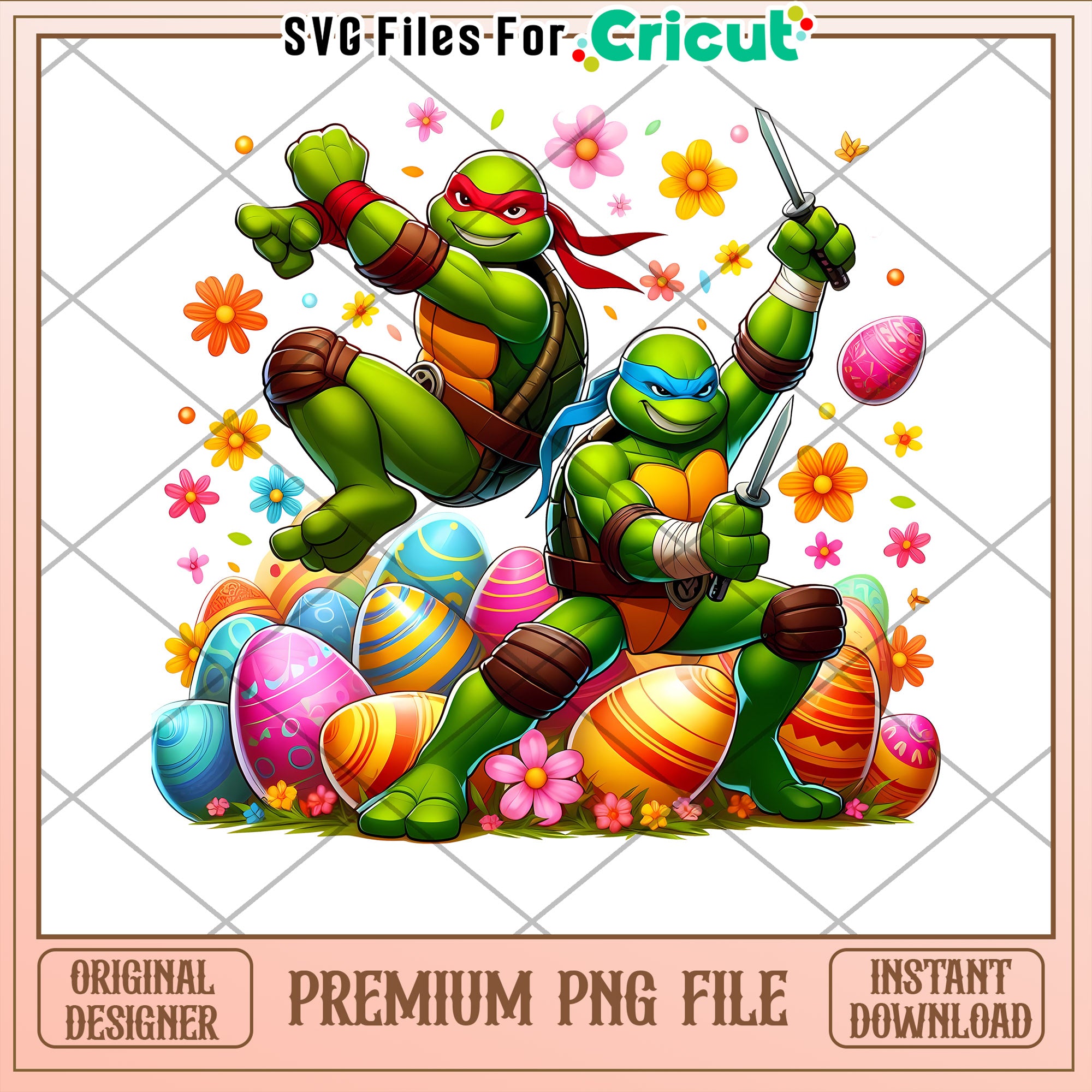 Teenage Mutant Ninja Turtles Easter PNG – svg files for cricut