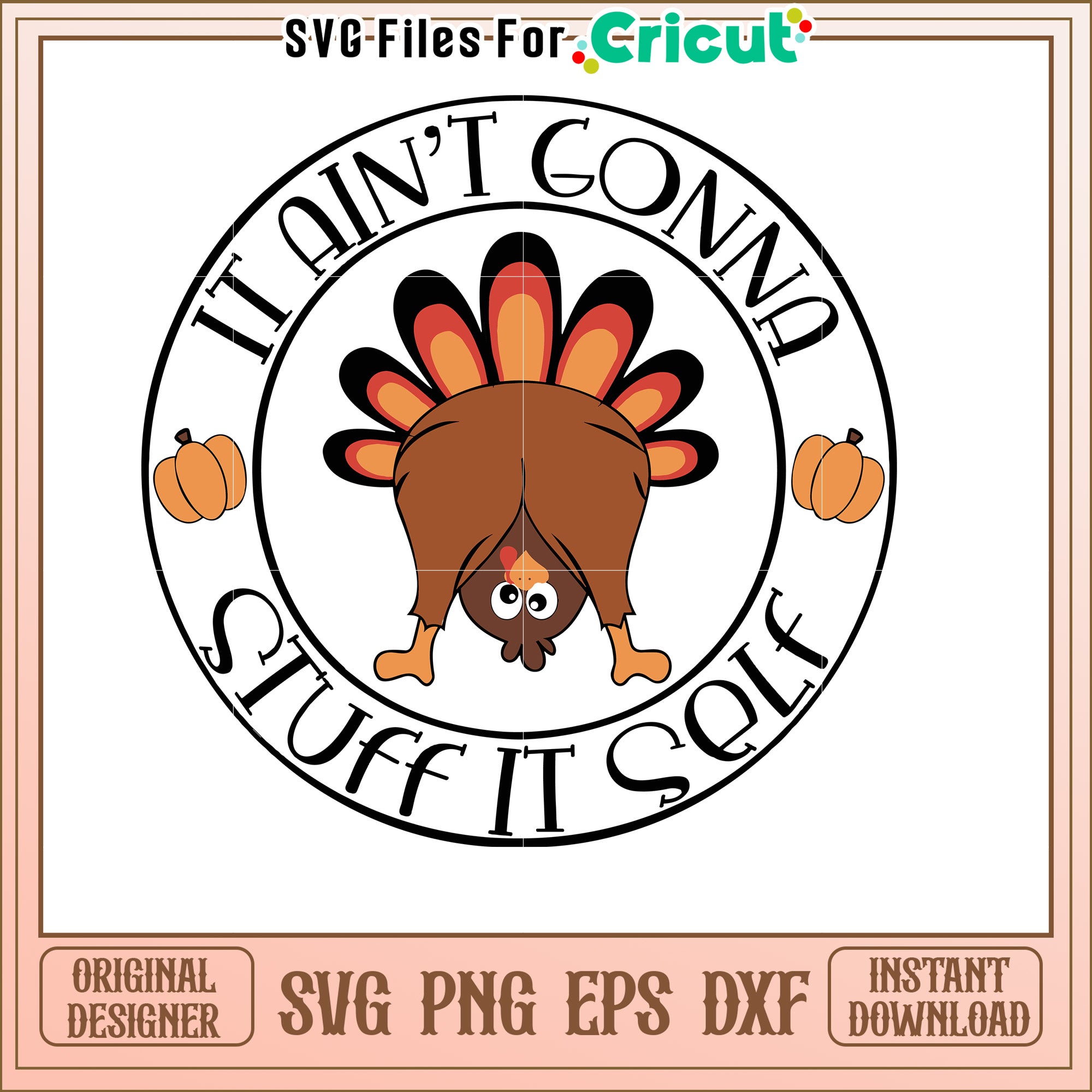 Thanksgiving Turkey SVG Design – svg files for cricut