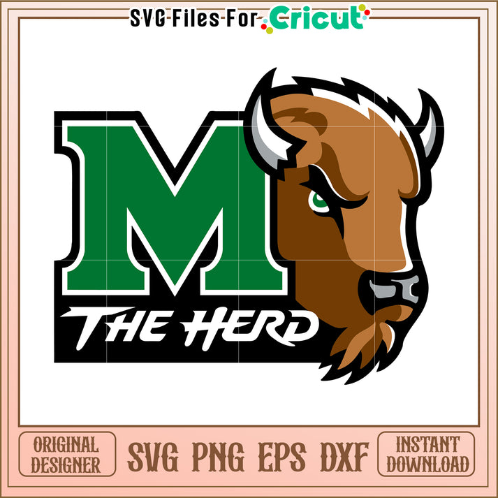 The Herd Logo for Cricut, SVG PNG EPS DXF Instant Download Design – svg ...