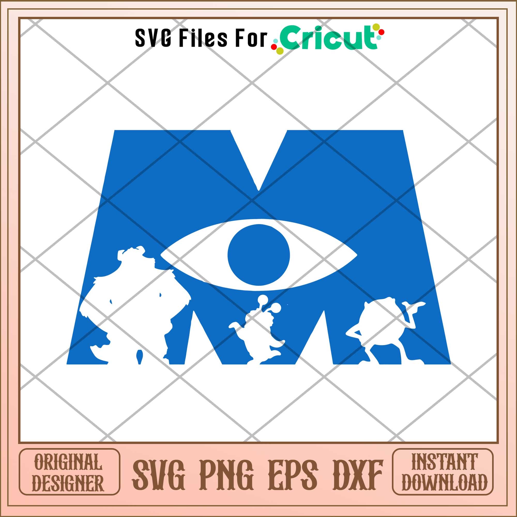 The Monster's Inc logo svg, monsters inc svg, Digital dowload – svg ...